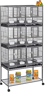 Best Triple Stack Bird Cage for Breeding and Aviaries – Artemis Paw Pet ...