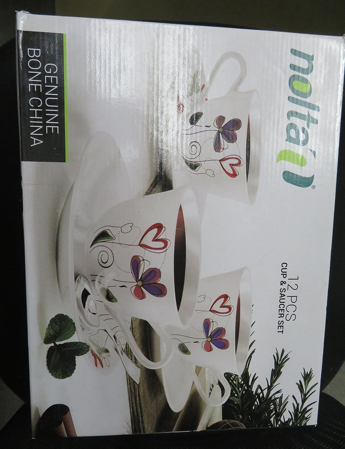 Buy NOLTA Genuine Bone China Cup & Saucer Set Online at Low Prices in ...