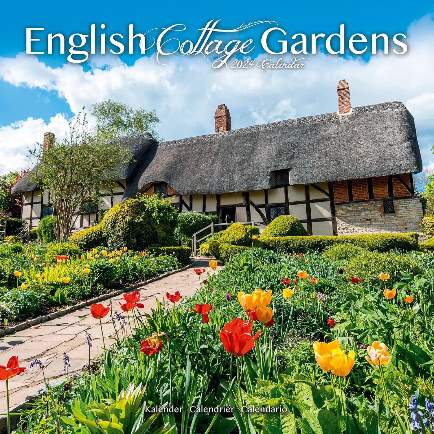 Garden Calendar - English Gardens Calendar - Calendars 2023 - 2024 Wall ...