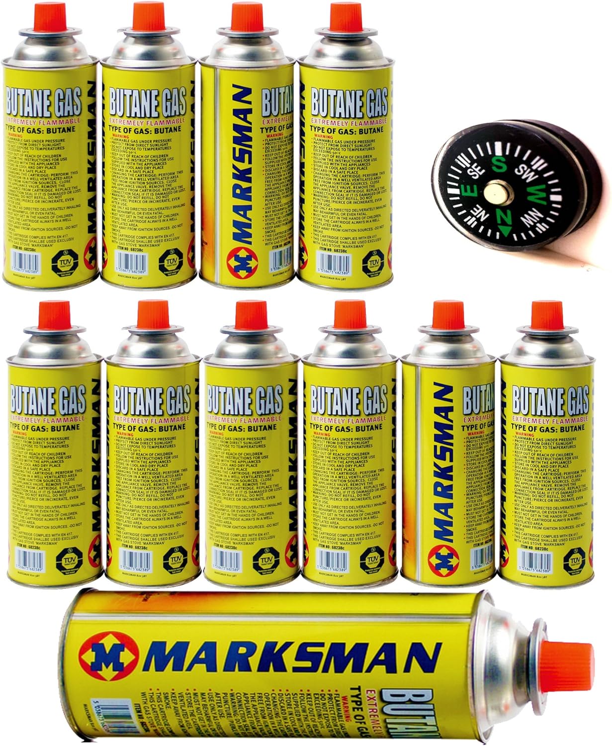 Amazon.com: 56 BULK PACK BUTANE GAS CAN BOTTLES CANISTER 56x HEATER ...