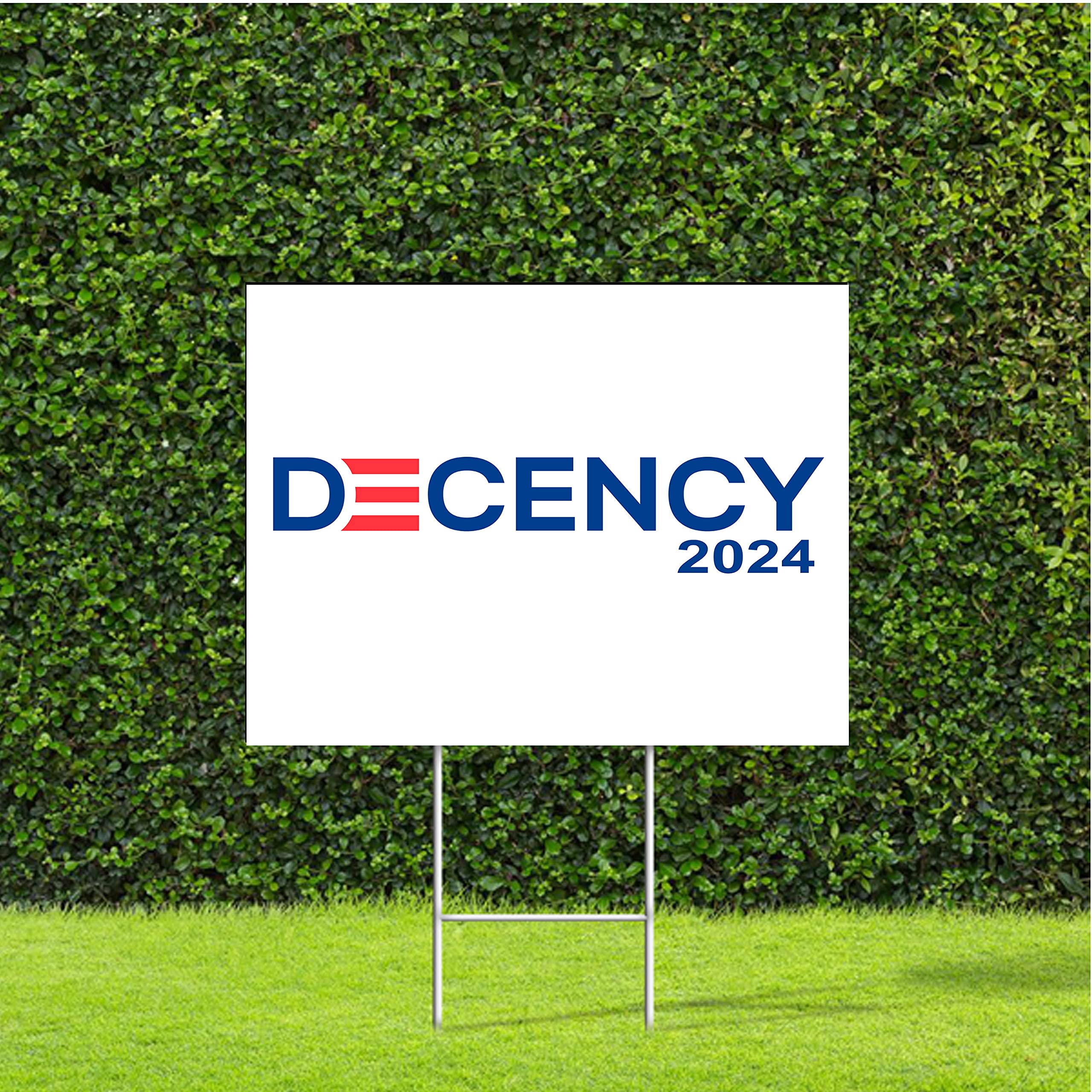 Amazon.com : DesignThatSign Decency 2024 Joe Biden/Kamala Harris ...