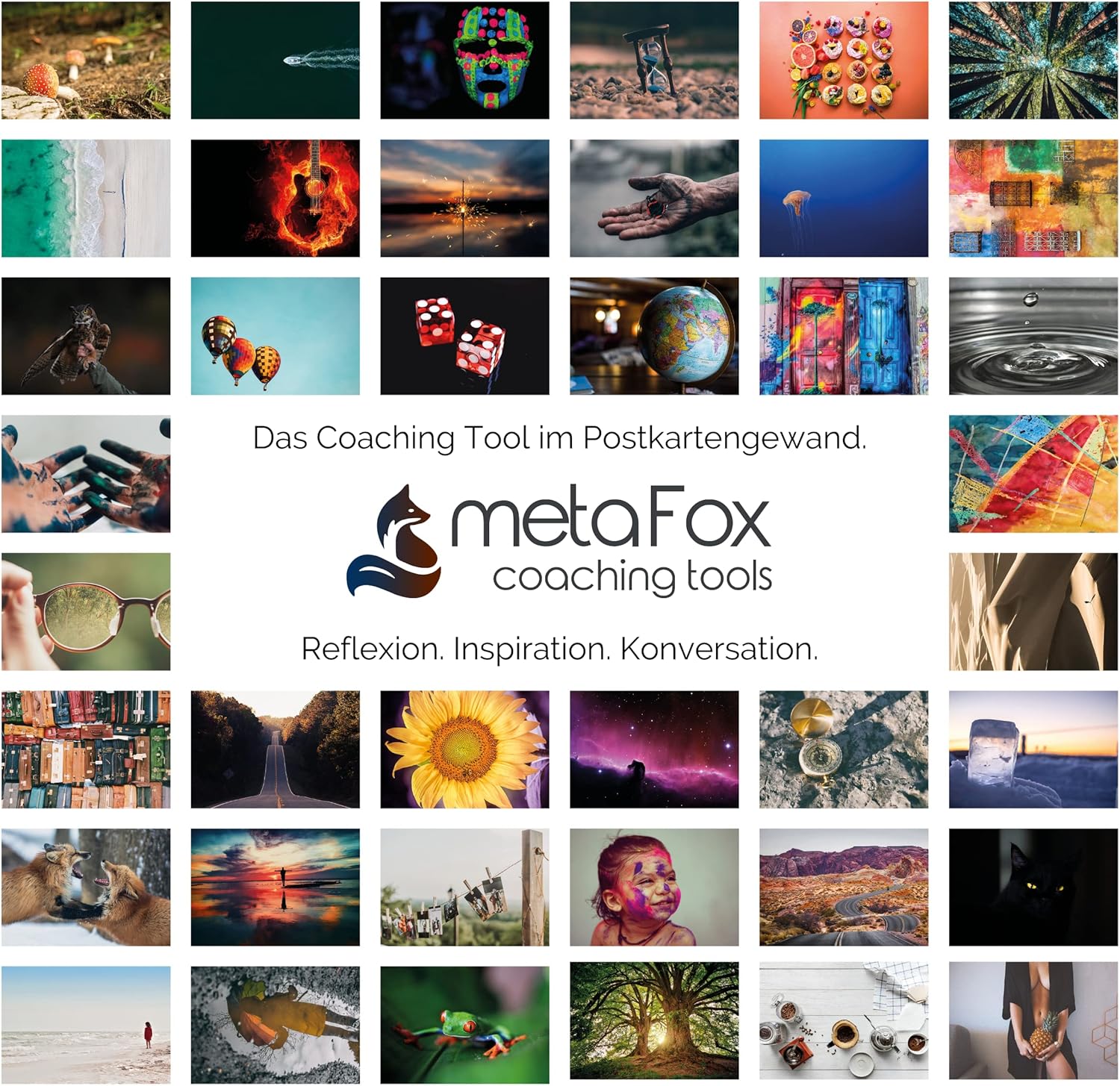 metaFox - Coaching Karten - Bildkarten Set ORIGINAL - Impulskarten für ...