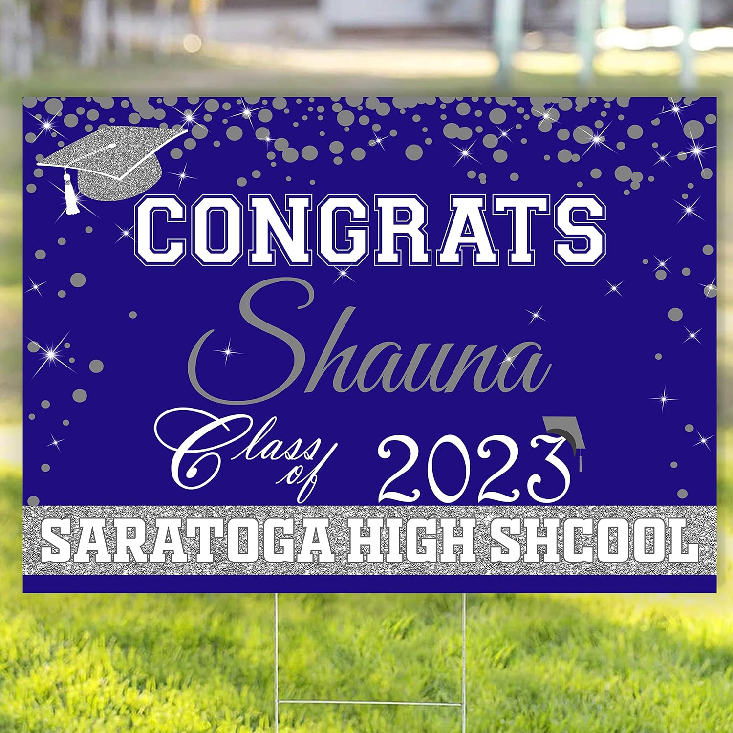 Amazon.com : Personalized Graduation Yard Sign Class of 2023 ...