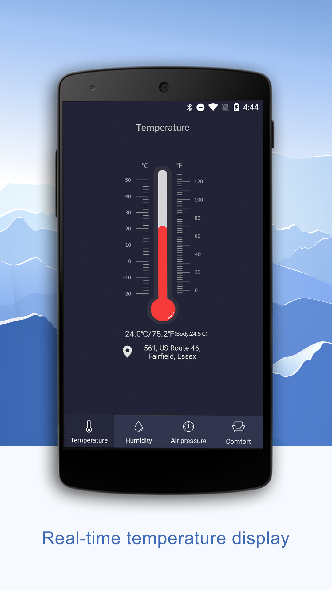 Hygro-thermometer - Weather Monitoring - App on Amazon Appstore