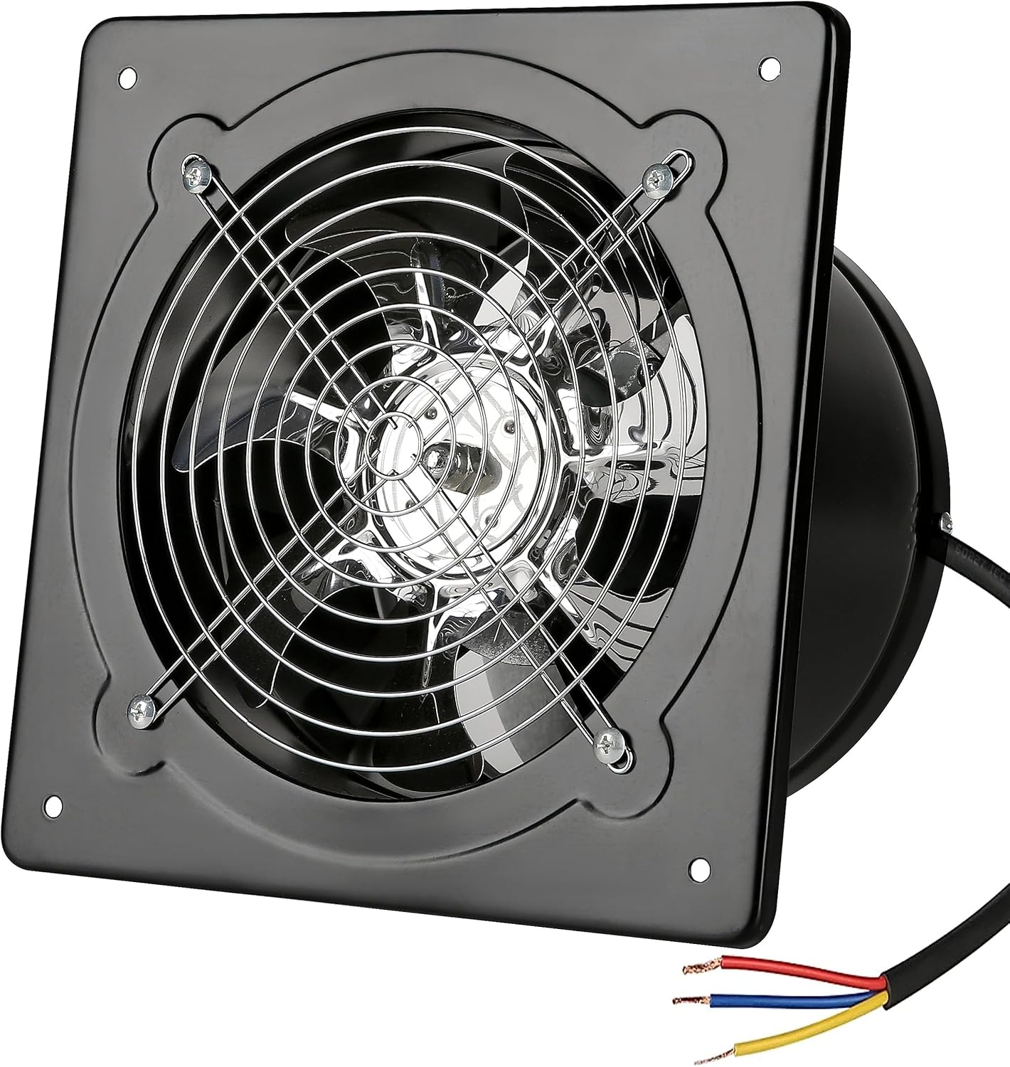 Jinhong Exhaust Fan 8 inch Metal Extractor Fan 80W Through-wall ...