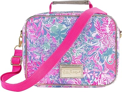 Amazon.com: Lilly Pulitzer Insulated Lunch Box for Women, Cute Lunch ...