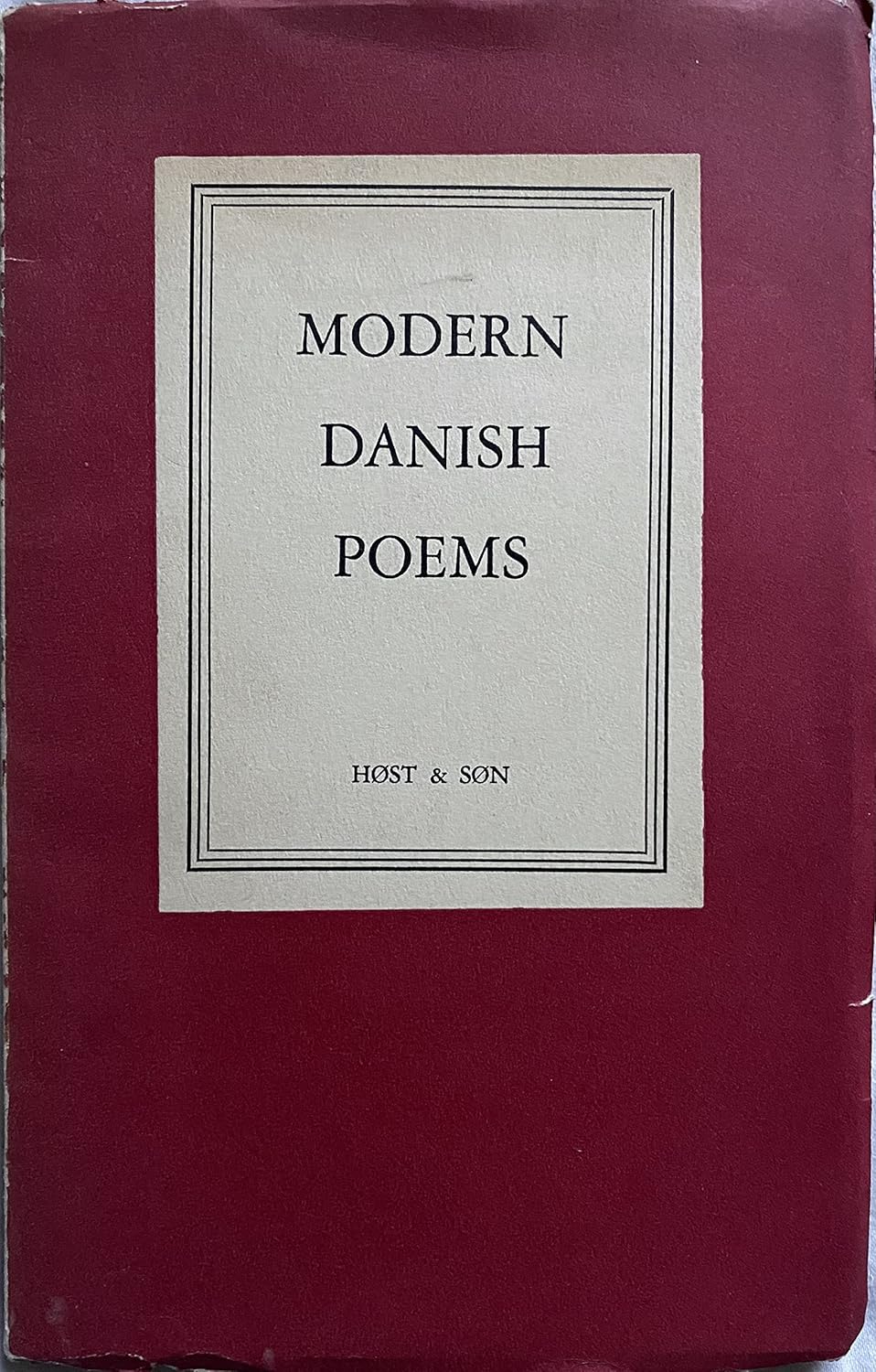 Modern Danish poems.: Mogensen, Knud K., ed.: Amazon.com: Books