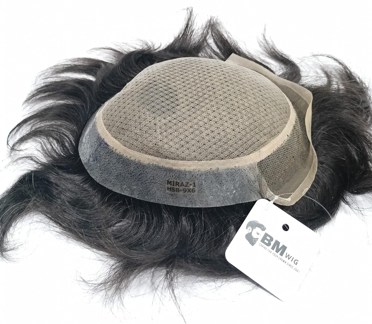BM Wig UK Mirage Front Lace 100% Human Hair Patch Size 9x6 Natural ...