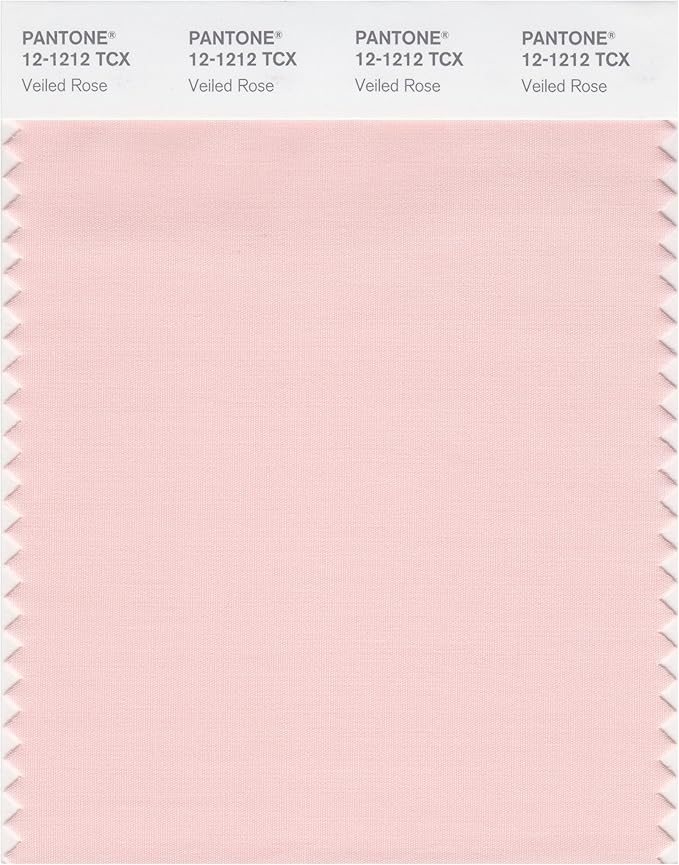 PANTONE Smart 12-1212X Color Swatch Card, Veiled Rose - Wall Decor ...