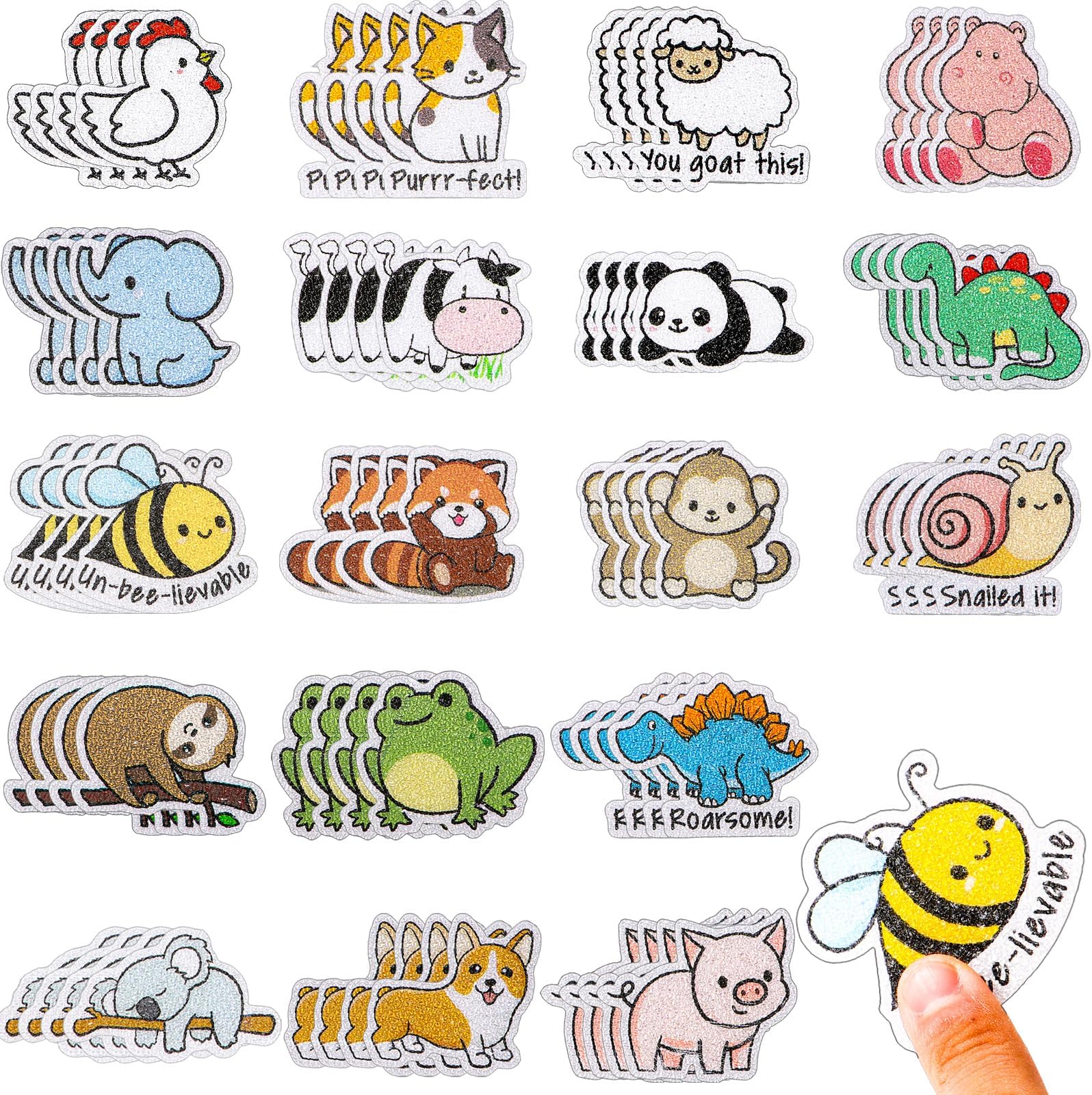 Amazon.com : 72 PCS Calm Strips - Anxiety Sensory Stickers - Fidget ...