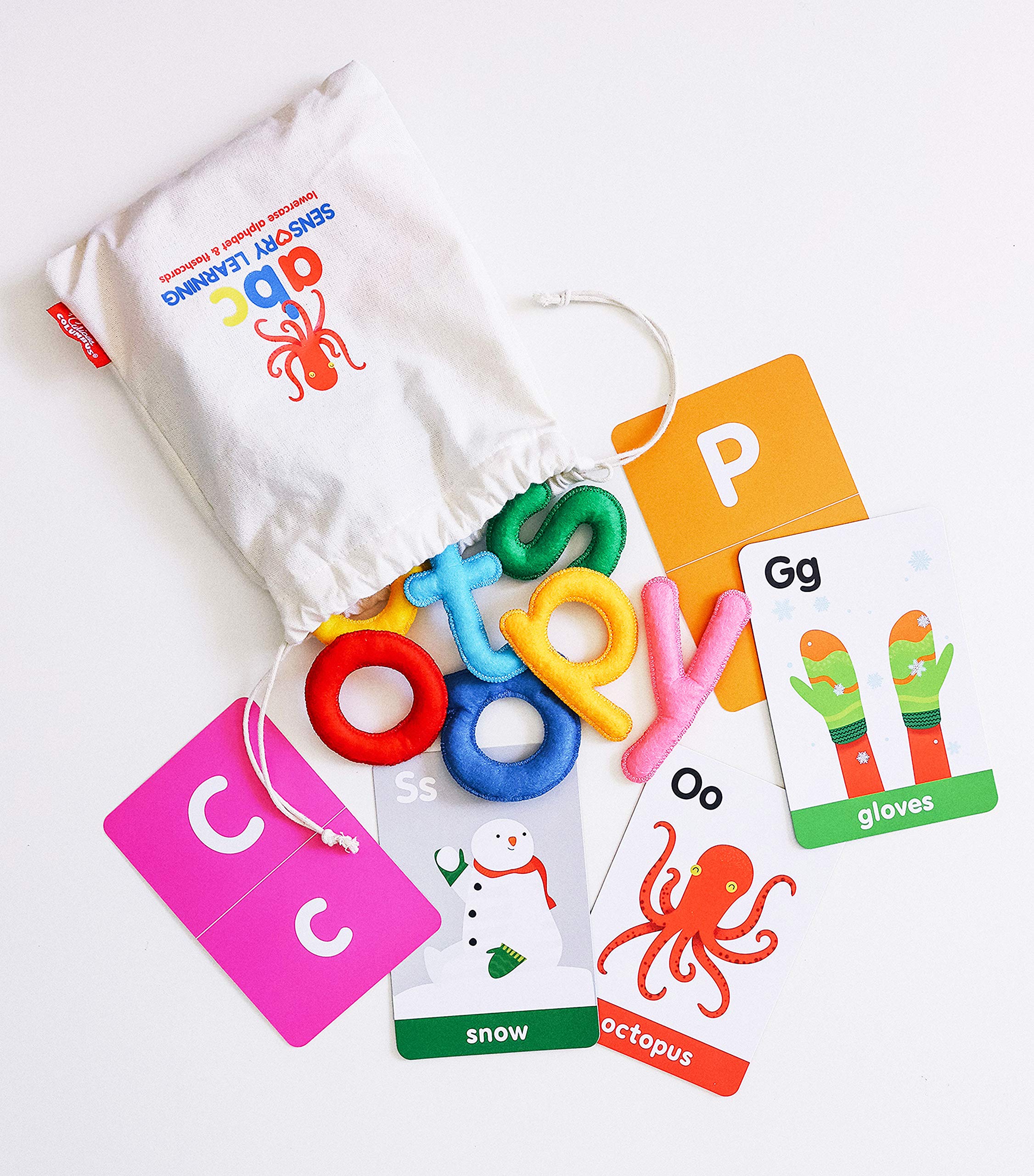 Buy Curious Columbus Lowercase Felt Alphabet And Flashcards Set Of 26 