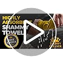 Premium Shammy Cloth for Car Drying - 26”x17” - Super Absorbent Chamois ...