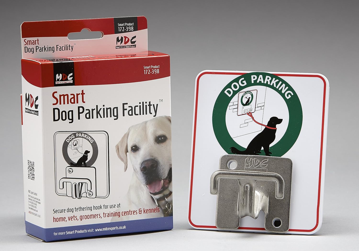 MDC Dog Parking Hook, safely secure your dog to leave your hands free ...