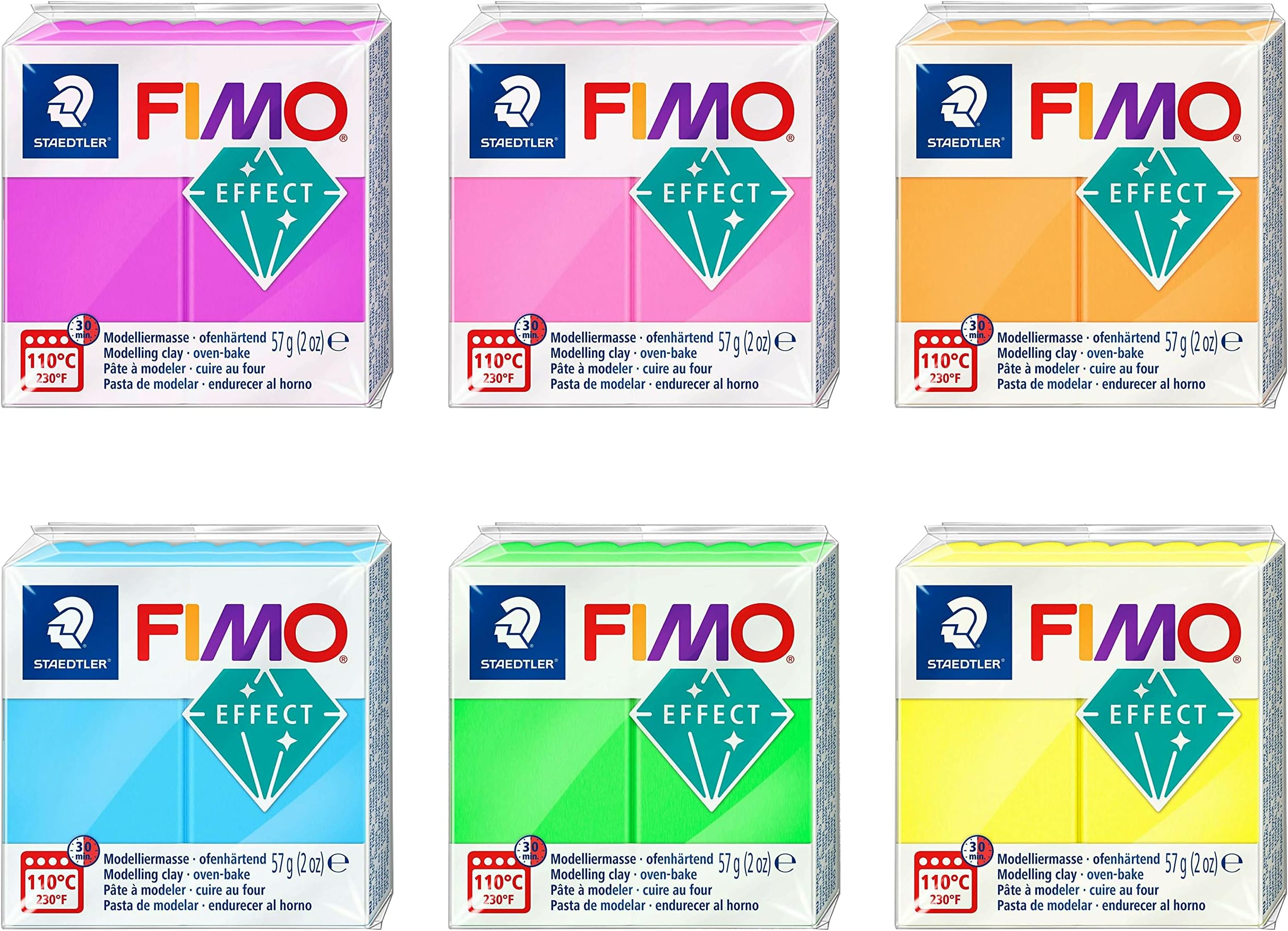 Amazon.com: Staedtler 8004 FIMO Professional Oven-Hardening Polymer ...