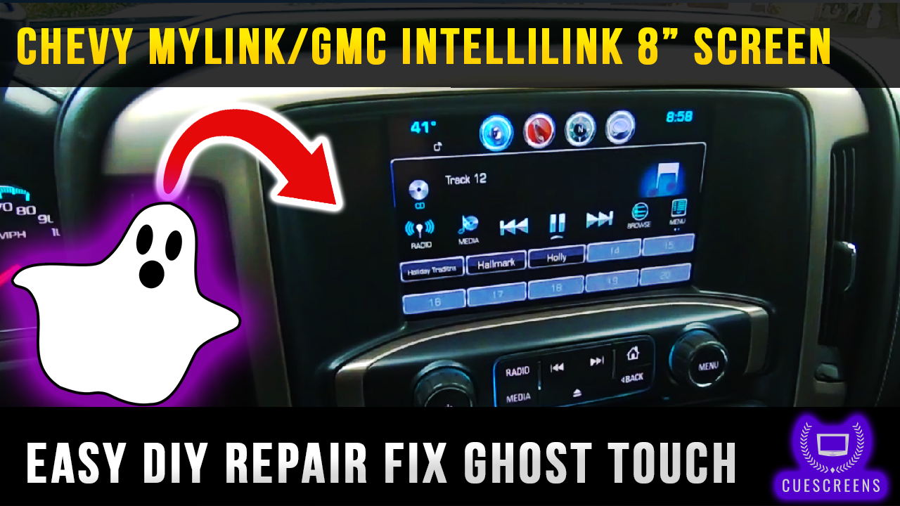 Watch DIY Fix Ghost Touch GM Intellilink Mylink 8" Touch Screen on ...