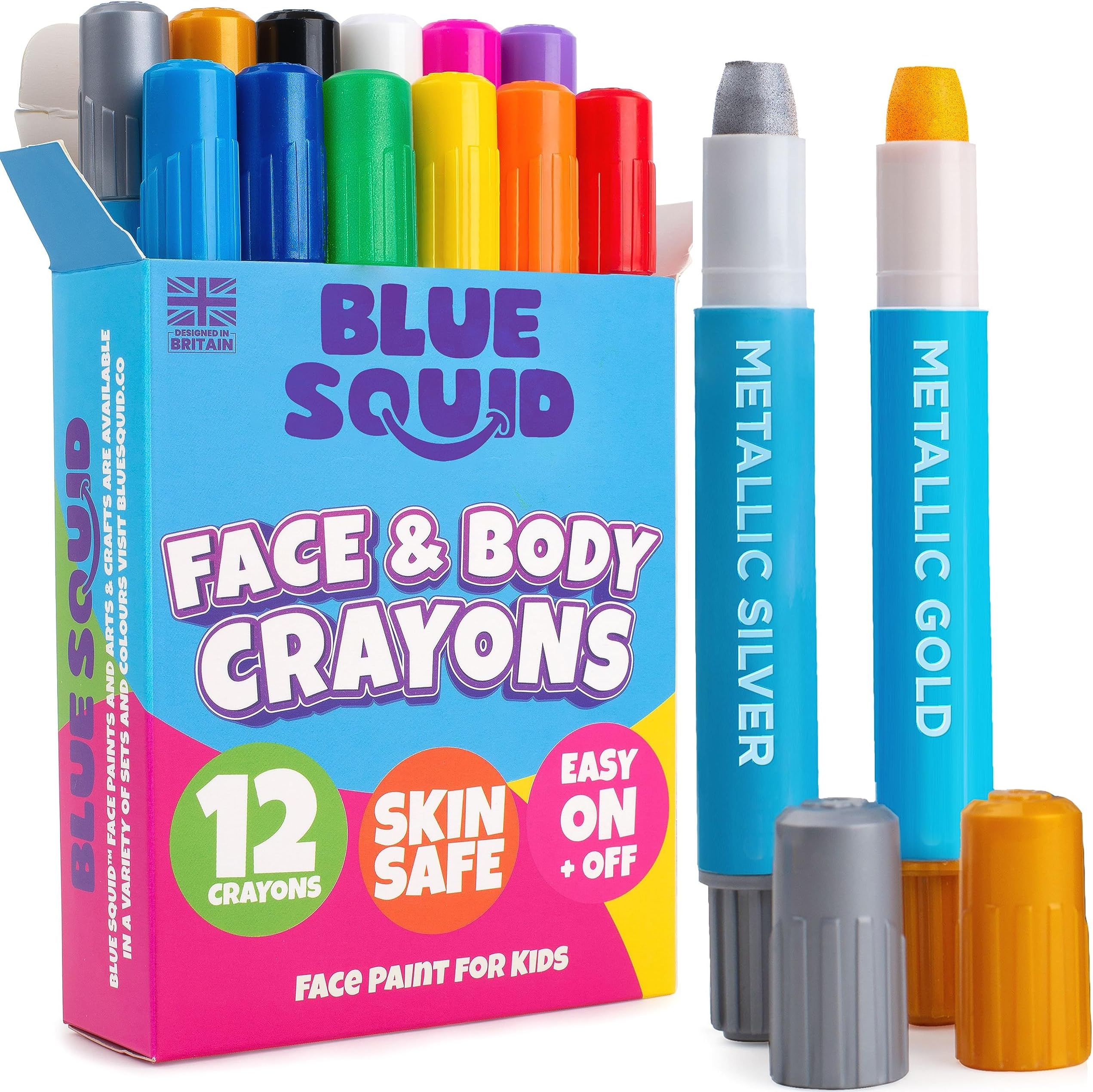 Amazon.com: Snazaroo Face Painting Sticks, Set of 6, Rainbow