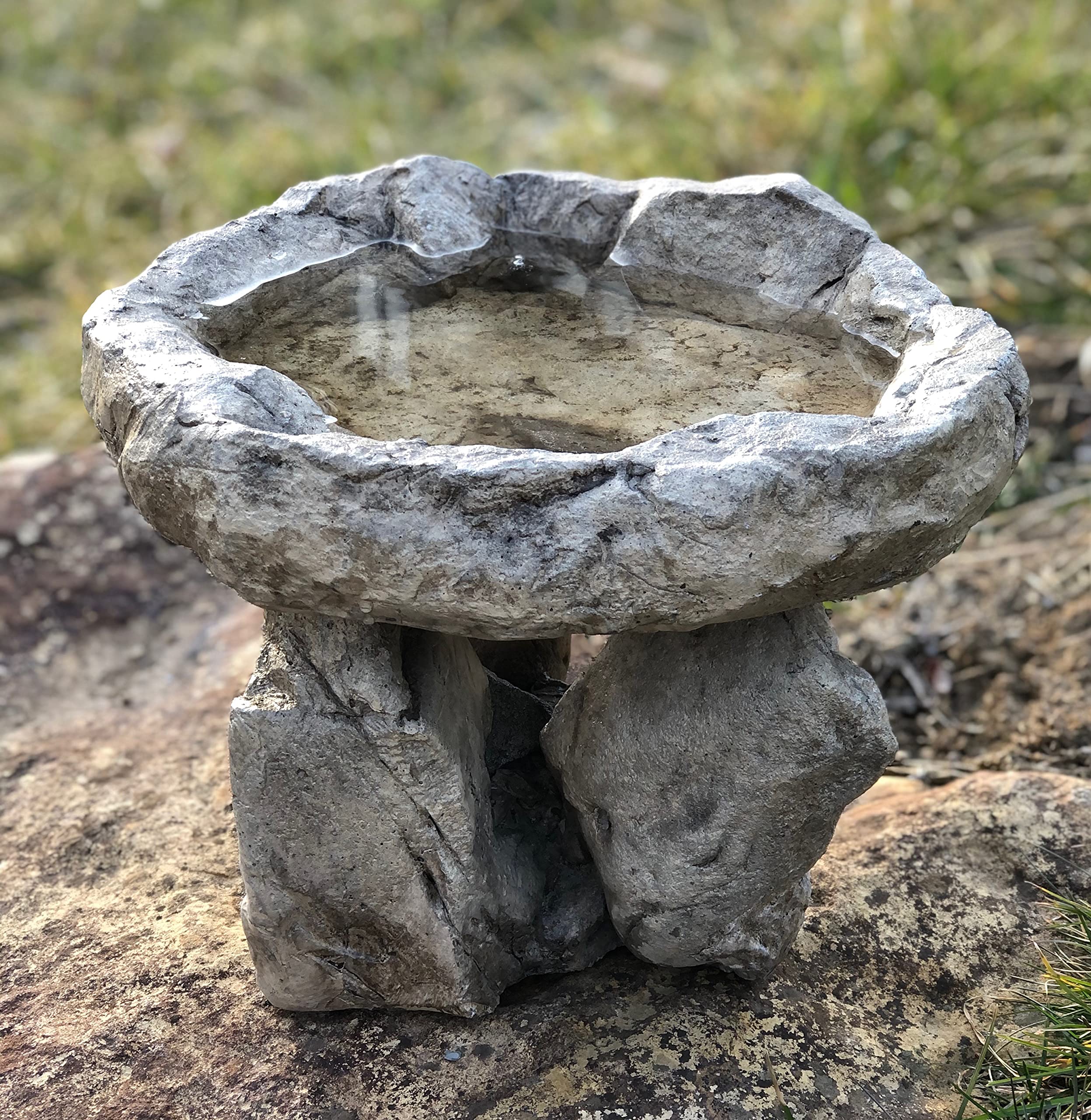 Natural Rock Bird Baths American Stonecraft Stone Fieldstone