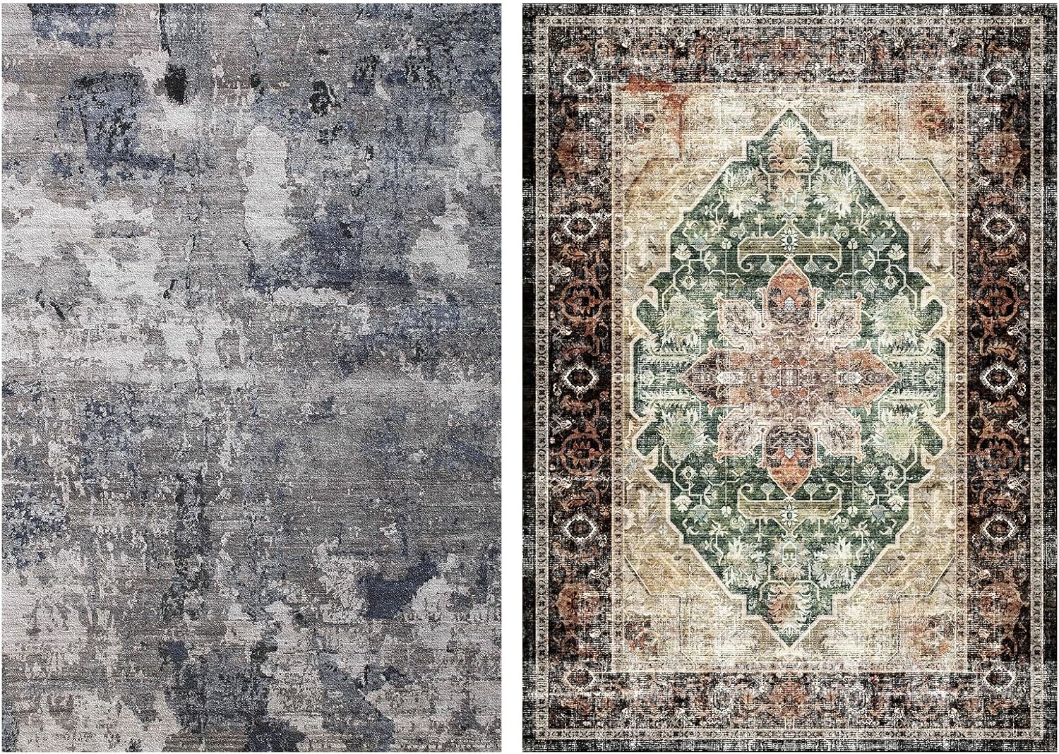 Amazon.com: QD-Udreamy Boho Area Rug & Abstract Modern Area Rug ...
