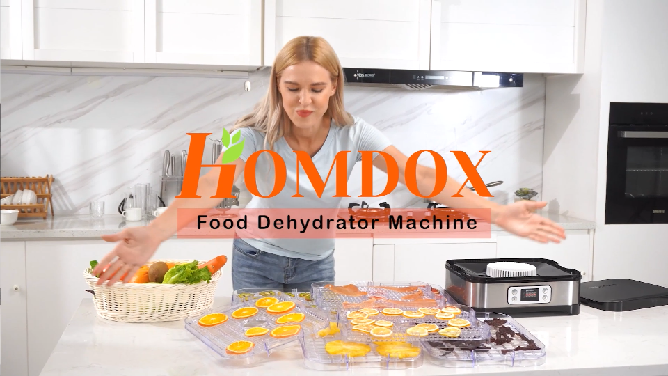 Watch Homdox 400W 8 Trays Food Dehydrator Machine on Amazon Live