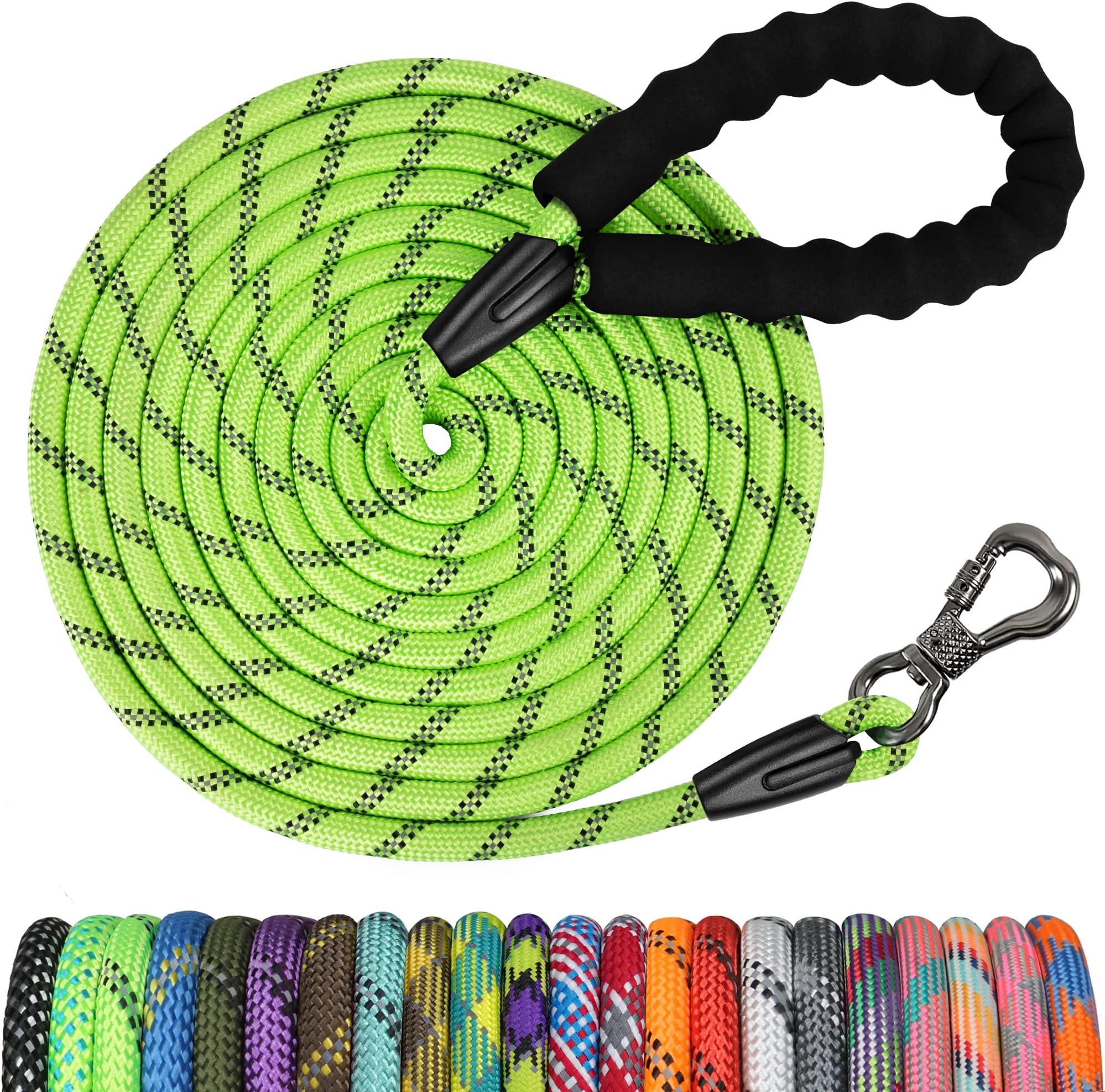 Amazon.com : NTR 15FT Heavy Duty Dog Leash, Dog Leash with Swivel ...