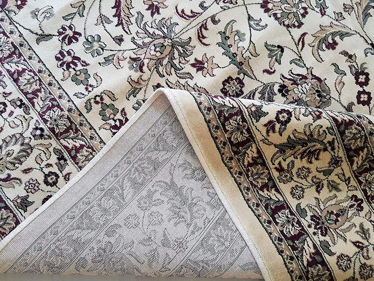 Buy Regal Carpet Kashmiri Silk Carpet for Living Room 4 X 6 Feet ...