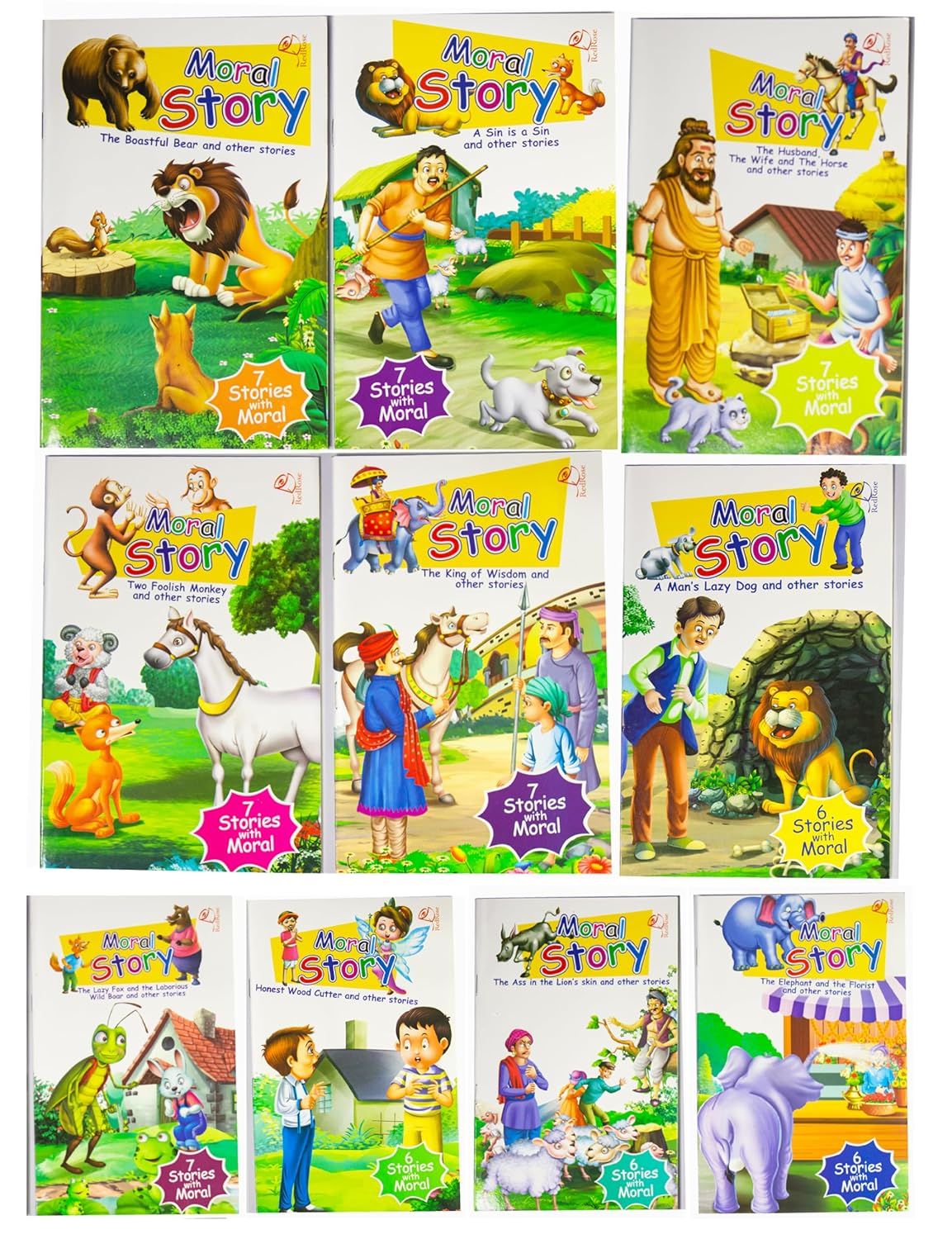 Discover Good Behavior: Set of 10 Colorful Illustrated Storybooks for ...