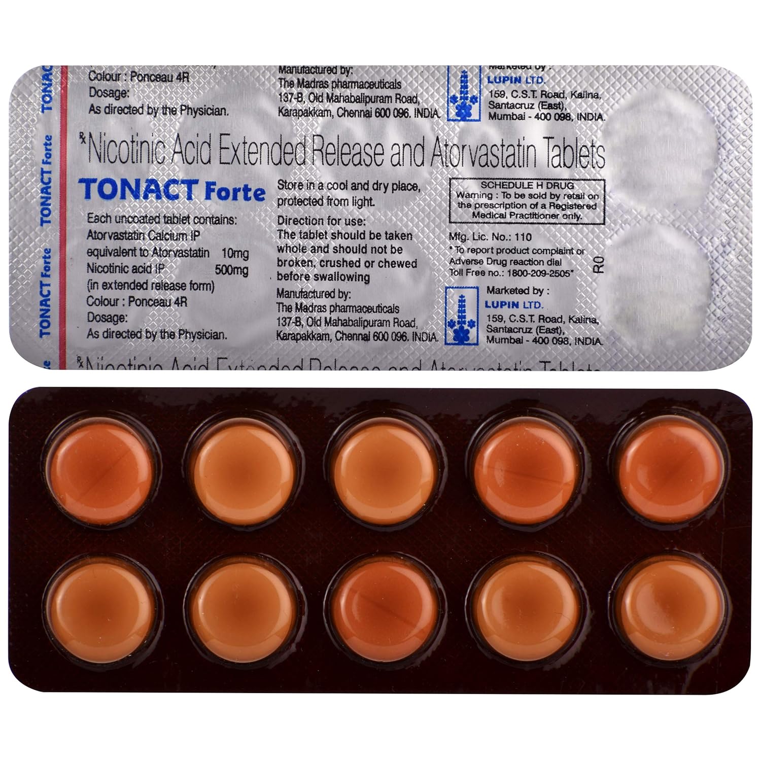 Tonact Forte - Strip of 10 Tablets : Amazon.in: Health & Personal Care