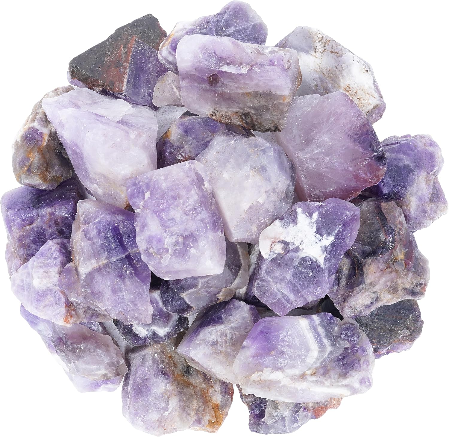 Amazon.com: Crocon 1LB Amethyst Rough Bulk Natural Stone Raw Stone ...