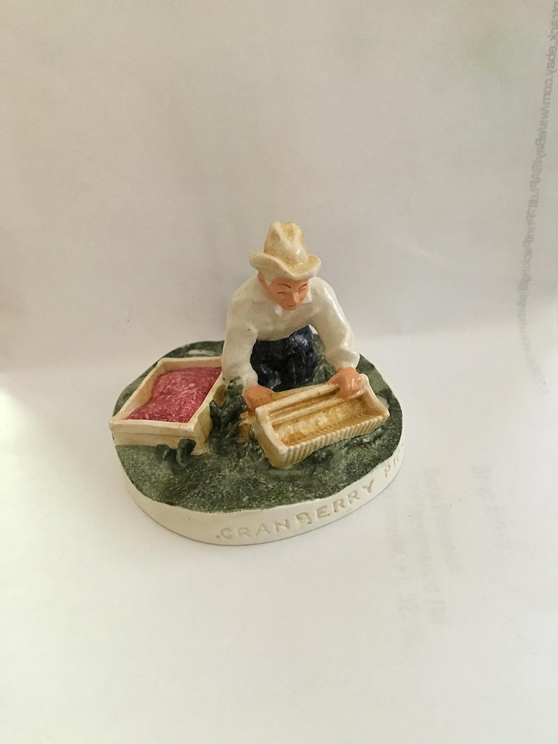 Amazon.com: Sebastian Miniature Cranberry Picker Figurine : Home & Kitchen