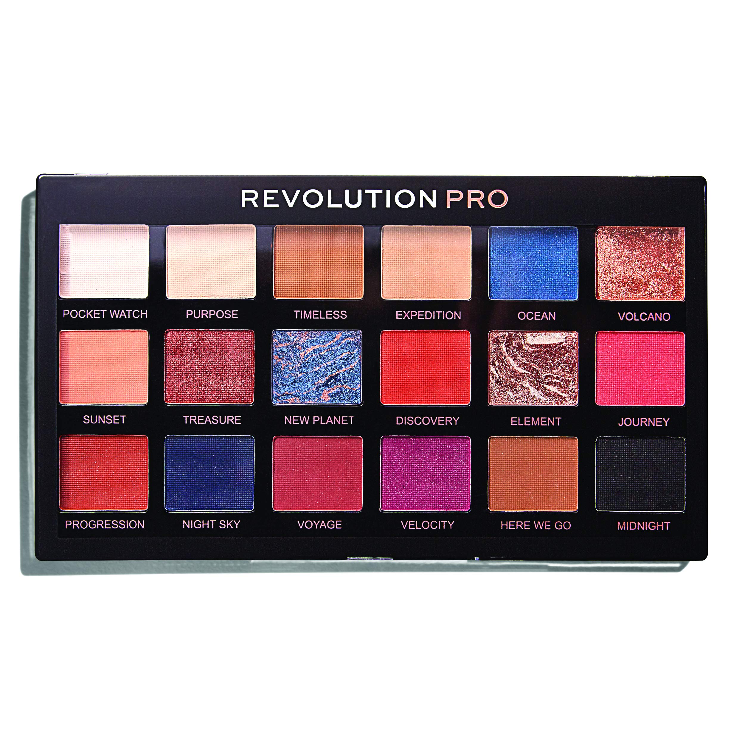 Revolution PRO Regeneration Trends Azure Eye Shadow Palette 18 x 0.8g ...