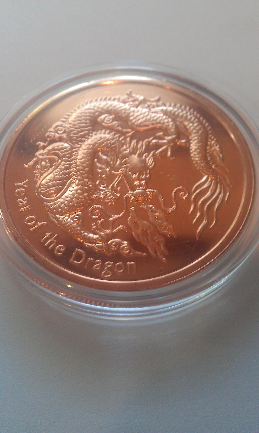 Amazon.com: REEDERSONG 1 Ounce Copper Year of the Dragon Coin with ...