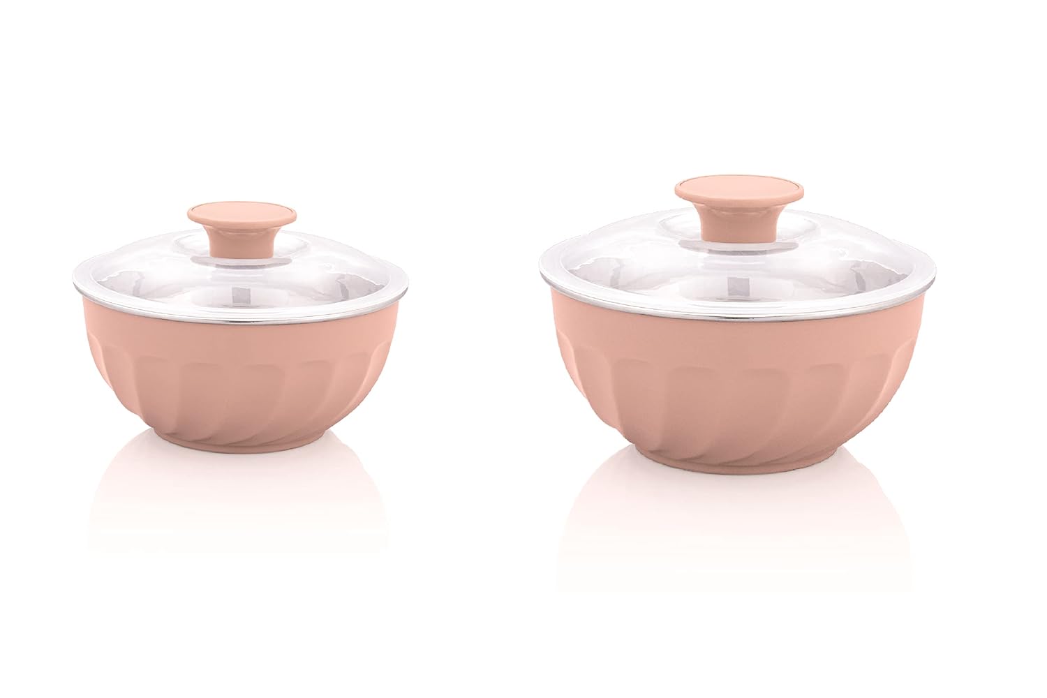 Buy Nescro Mixing & Serving Microwave Safe Stainless Steel Bowl 2 Pcs ...