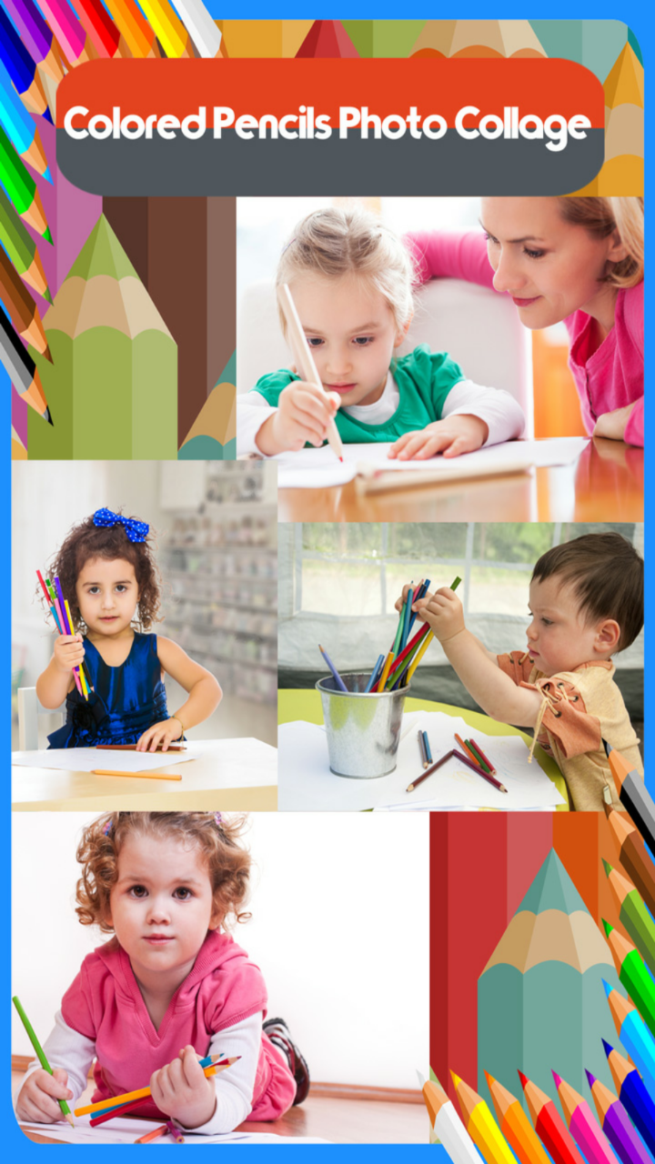 Colored Pencils Photo Collage - App on Amazon Appstore