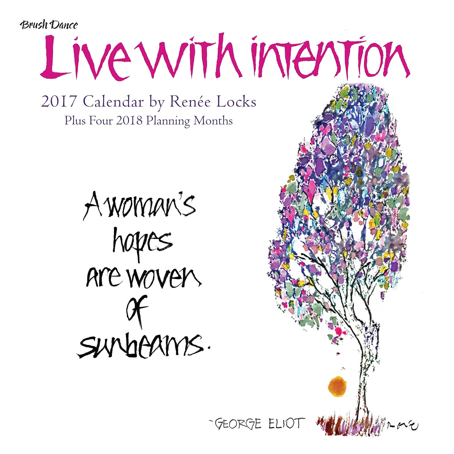 Live With Intention 2017 Calendar: Locks, Renee: 9781610464420: Amazon ...