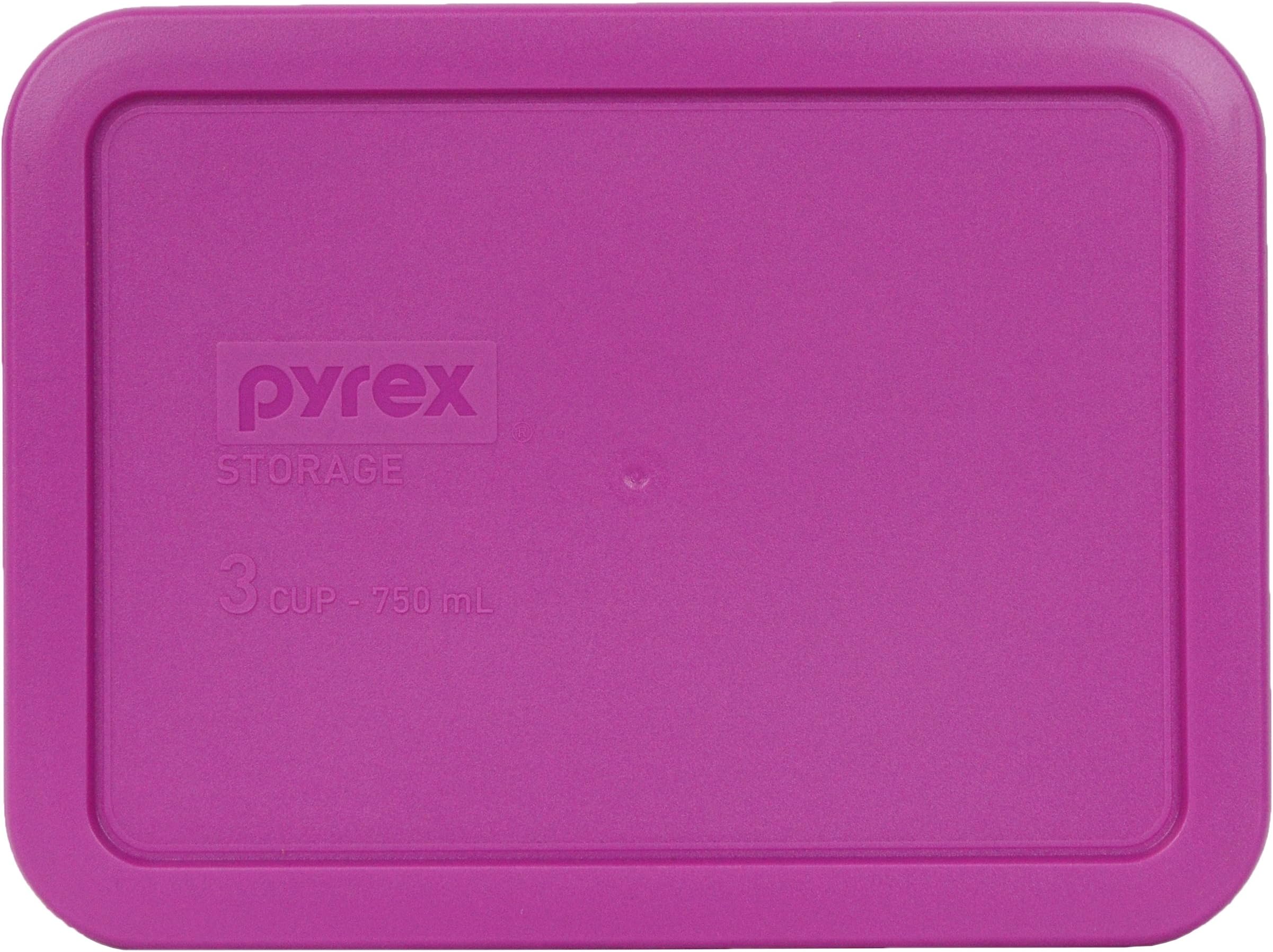 Amazon.com: Pyrex 7210-PC 3 Cup Berry Pink Rectangle Plastic Food ...