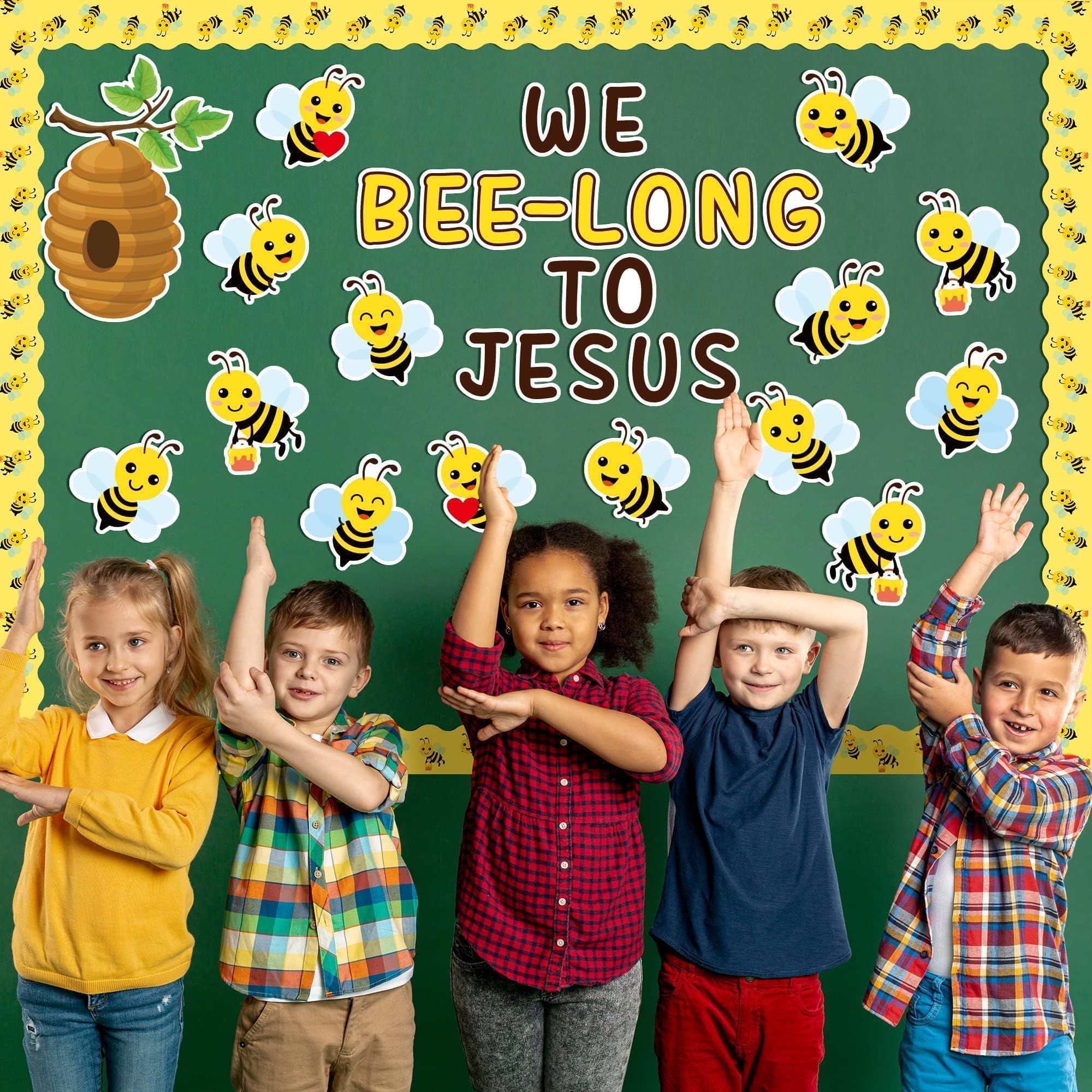 Snapklik.com : AsodSway Bee Bulletin Board Decorations - 106Pcs 100th ...