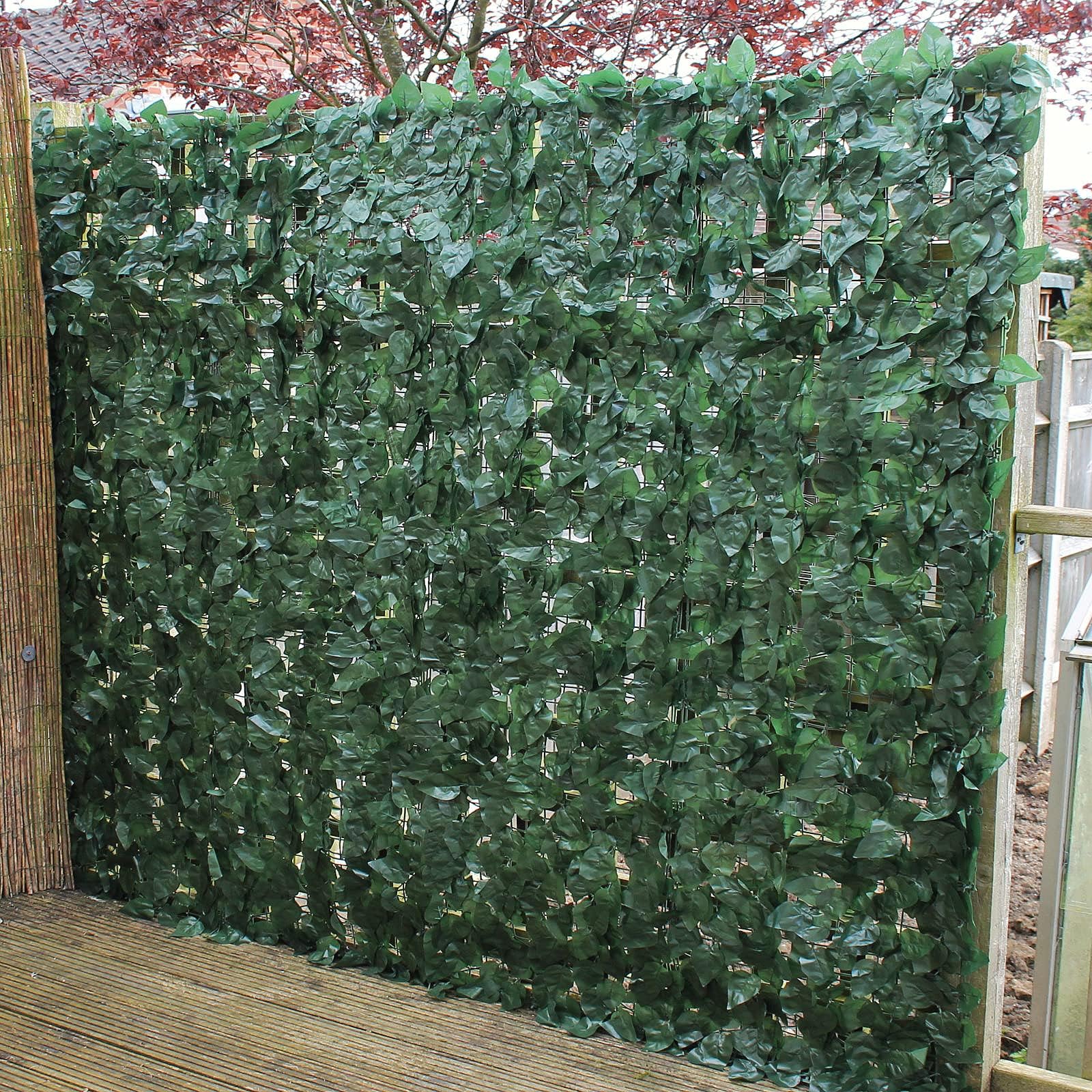 Artificial Ivy Leaf Hedge 1m x 3m Ivy Leaf Screening Roll Screening ...