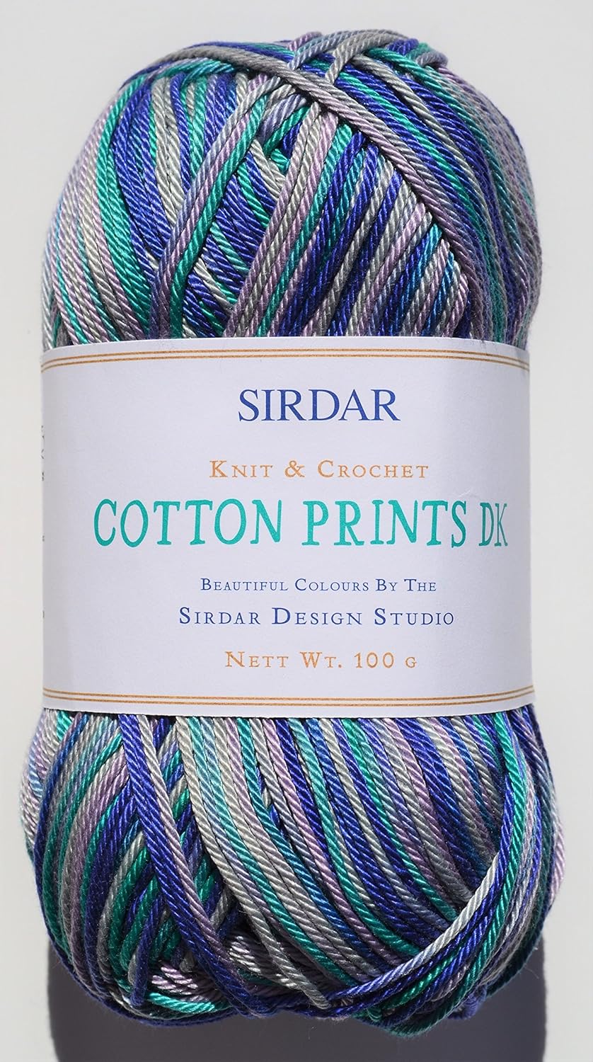 Sirdar Cotton Prints DK 100g - 2016 Launch Colours - 1, 3 & 5 Pack ...