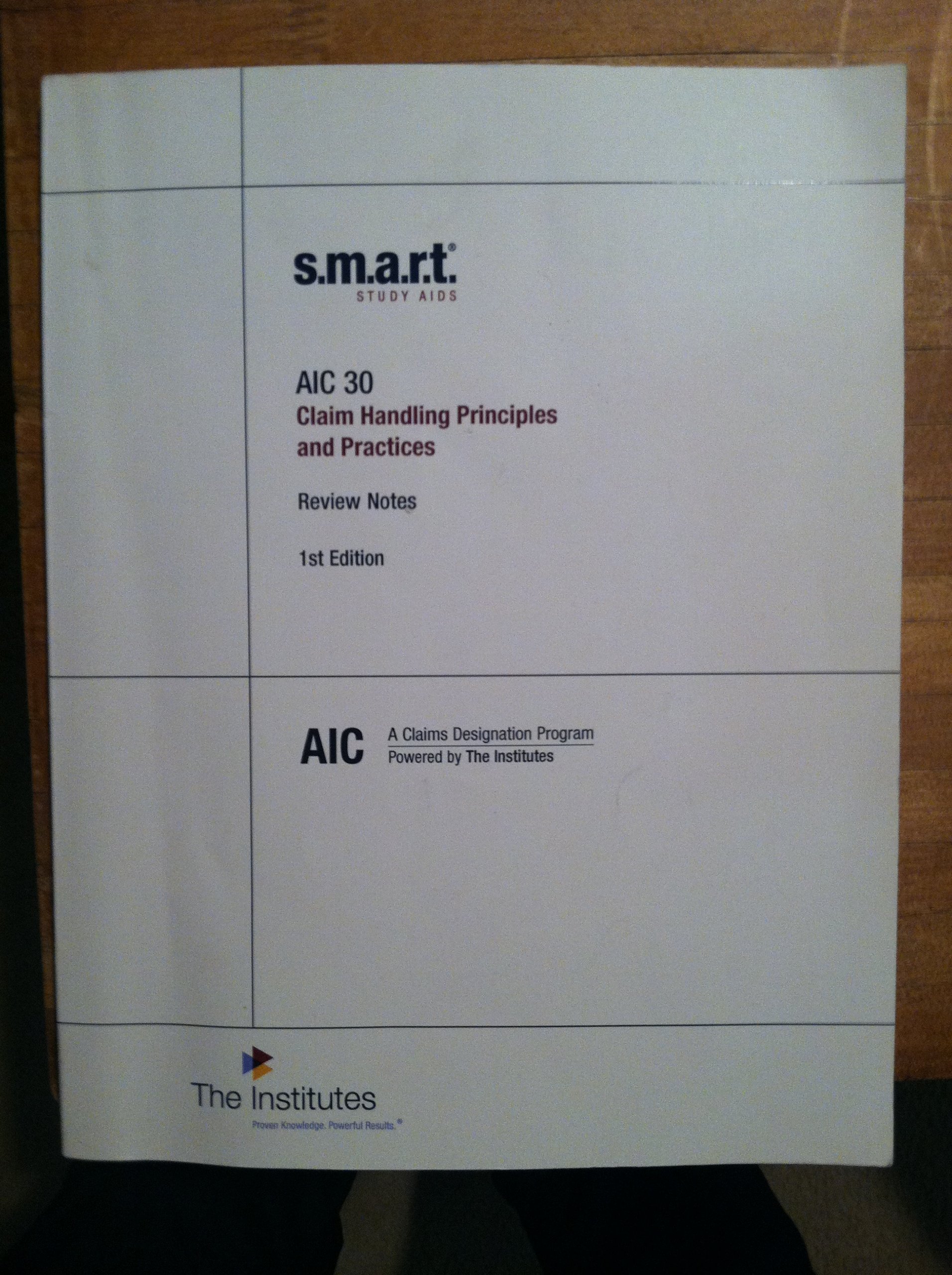 AIC 30 Smart Study Aids: Review Notes and Flash Cards: The Institutes ...