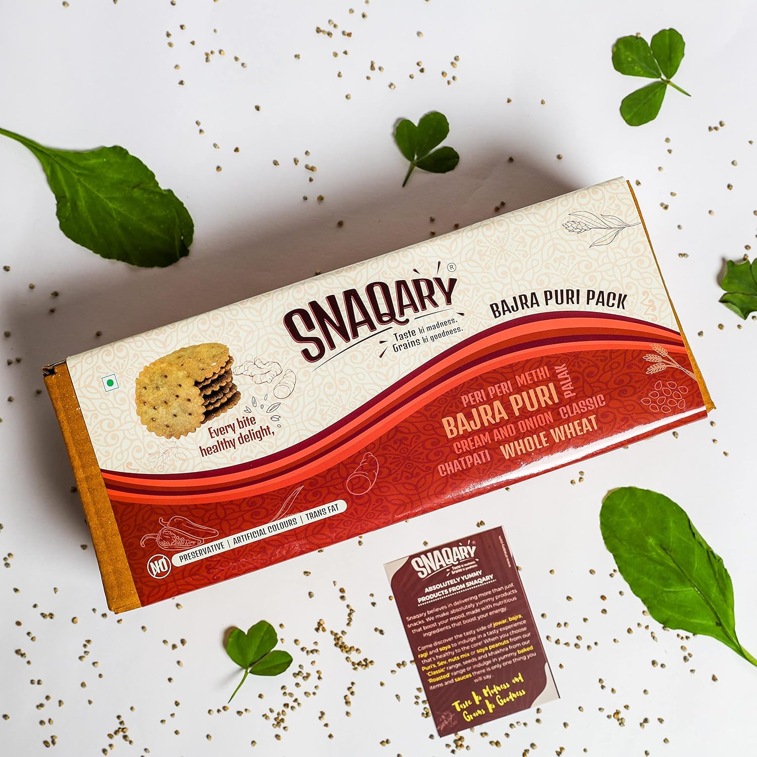 Snaqary Namkeen Mathri I Puri/Mathri/Mathi - Ready to Eat Multigrain ...