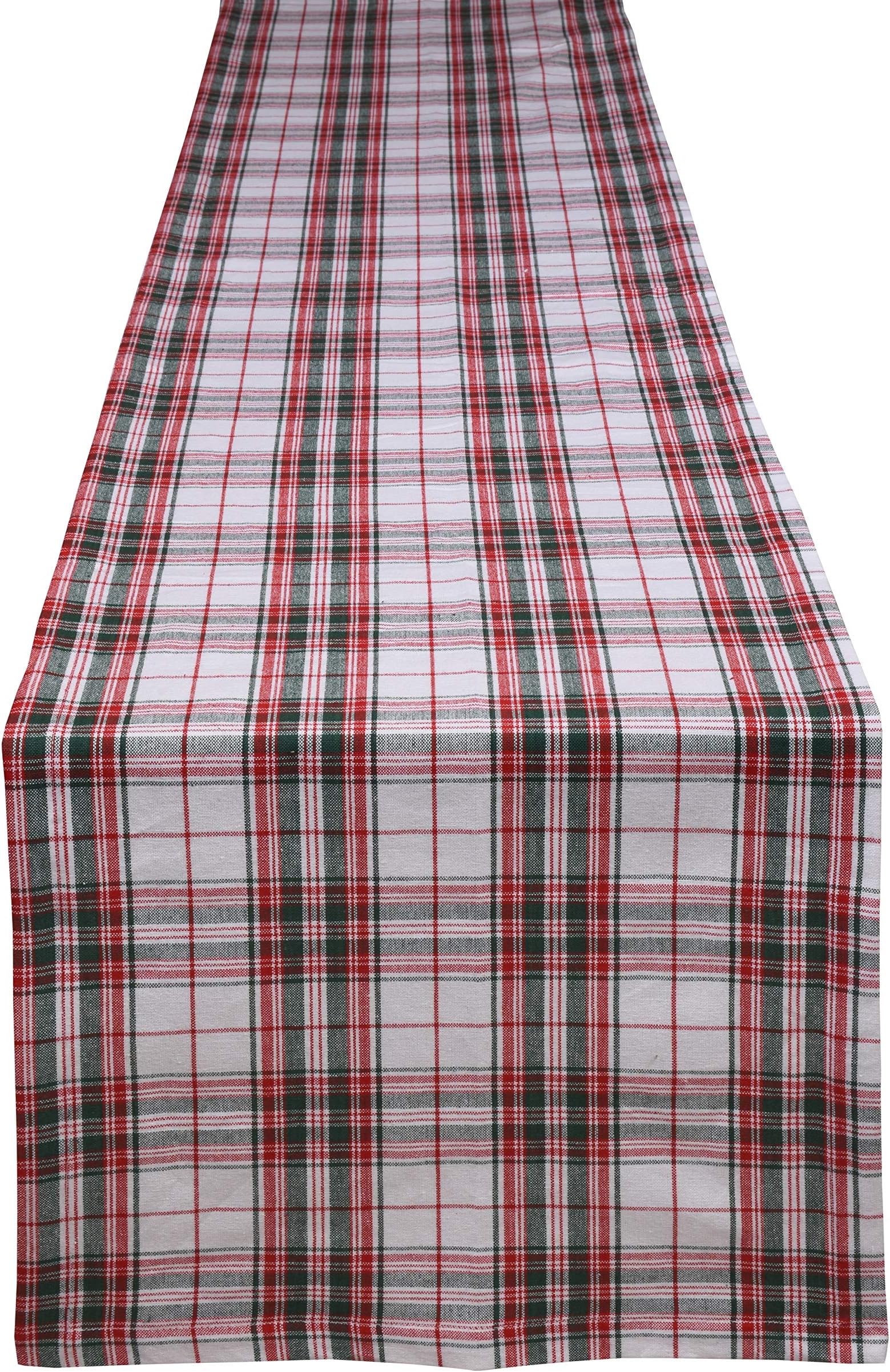 Amazon.com: Yourtablecloth Christmas Buffalo Checkered Table Runner ...