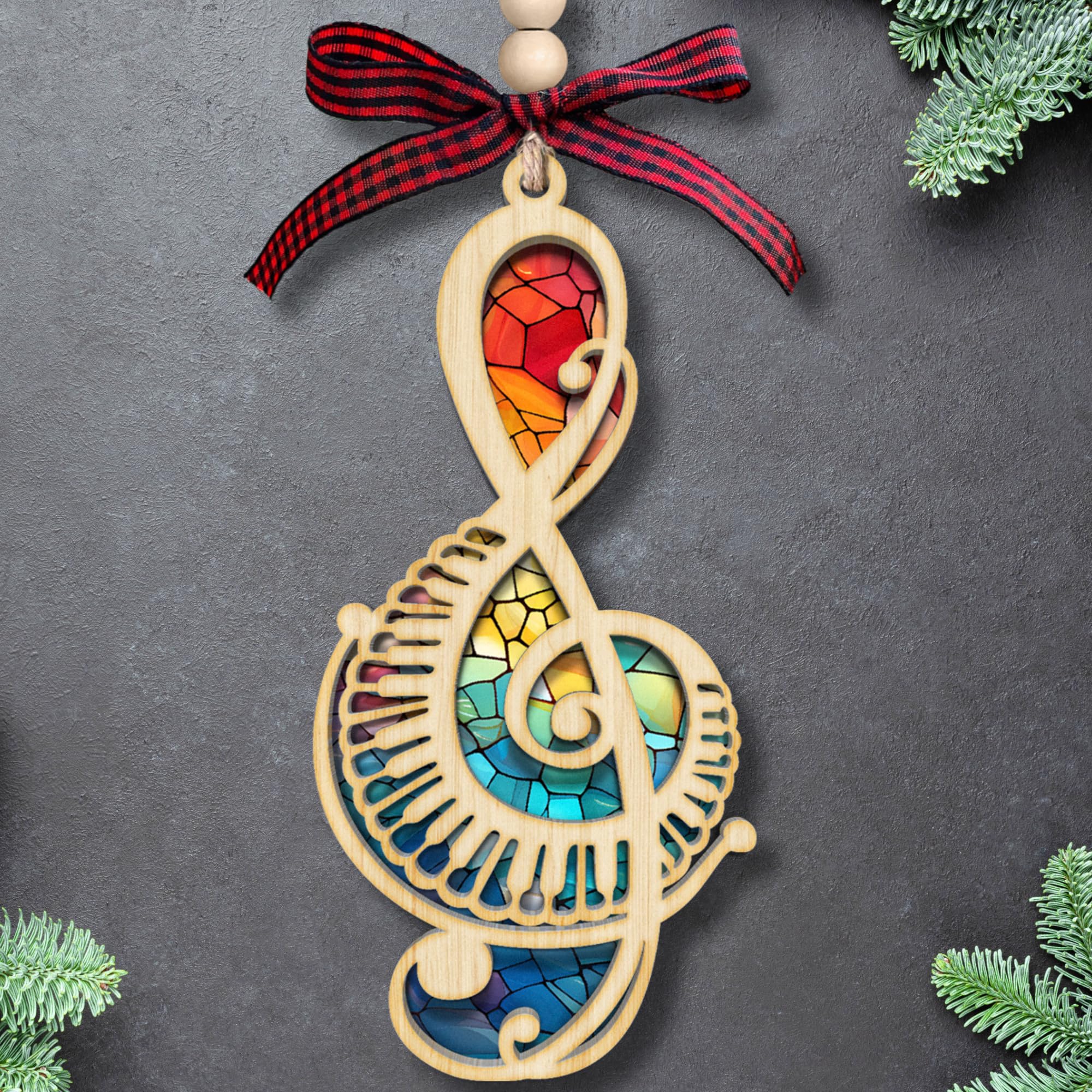 Amazon.com: Music Note Ornament - Music Notes Christmas Ornaments ...