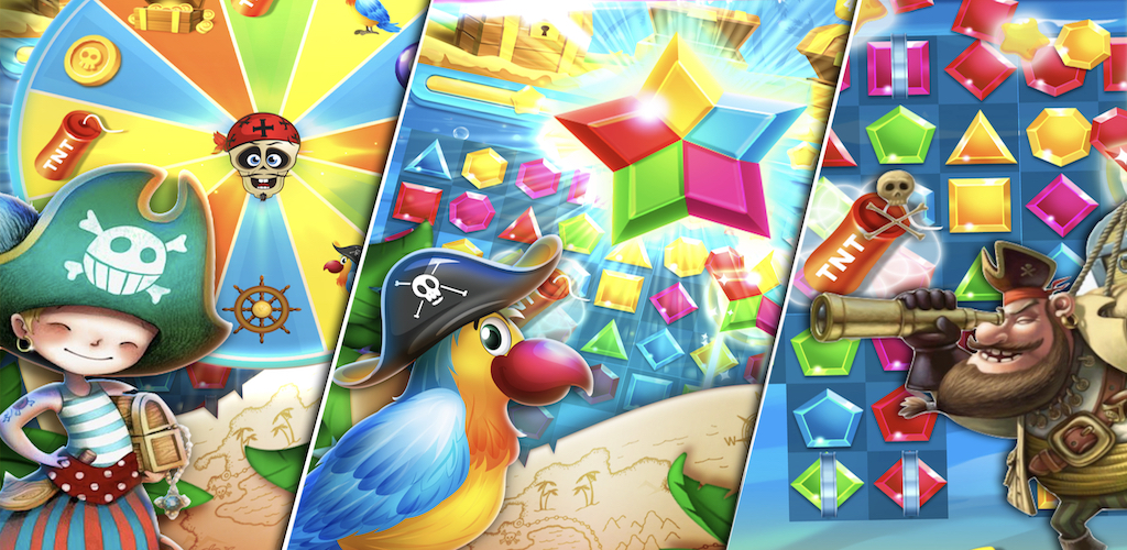 Pirate Treasure Matching Hunt - Match 3 game:Amazon.com:Appstore for ...