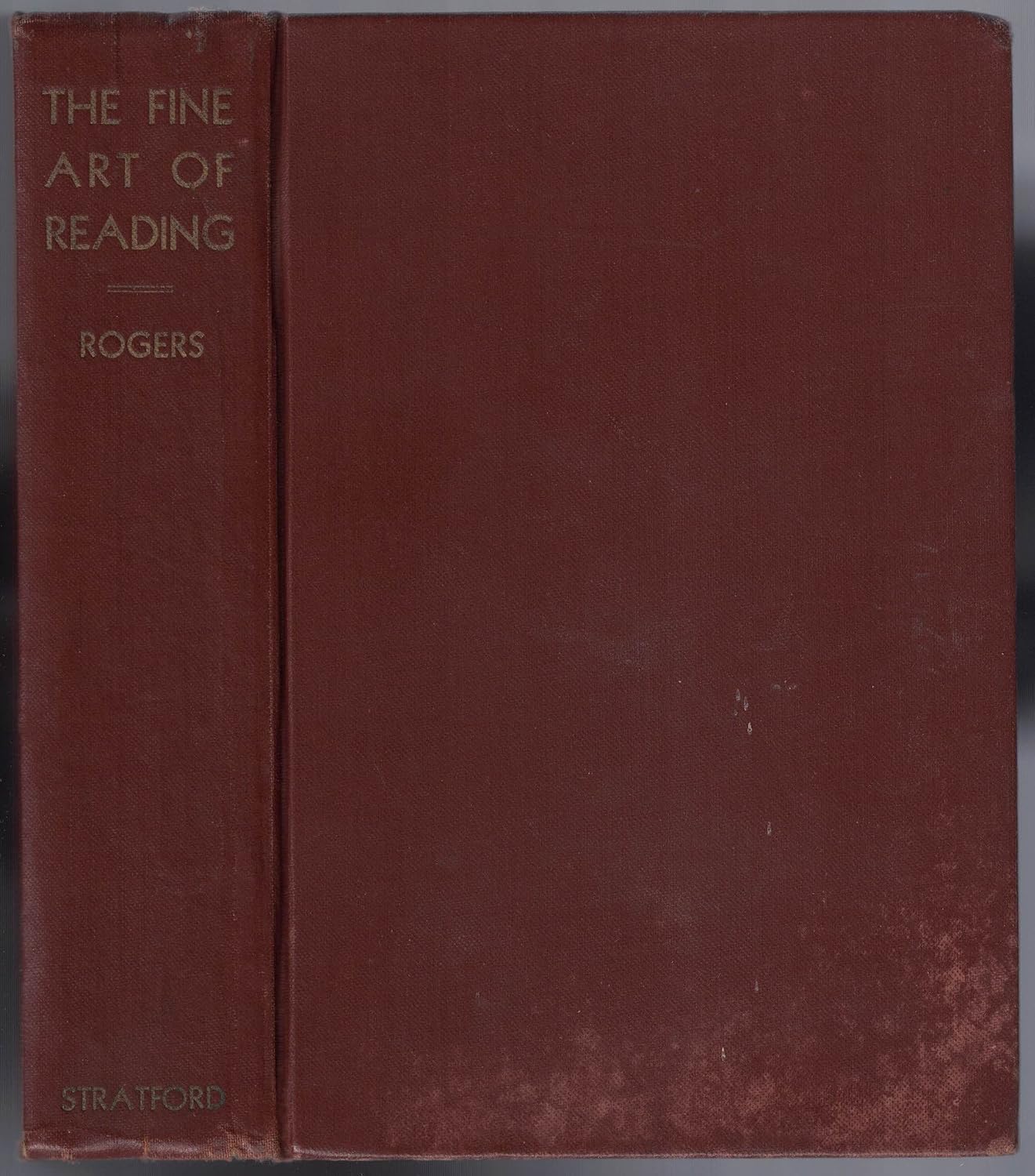 The fine art of reading,: Rogers, Robert: Amazon.com: Books