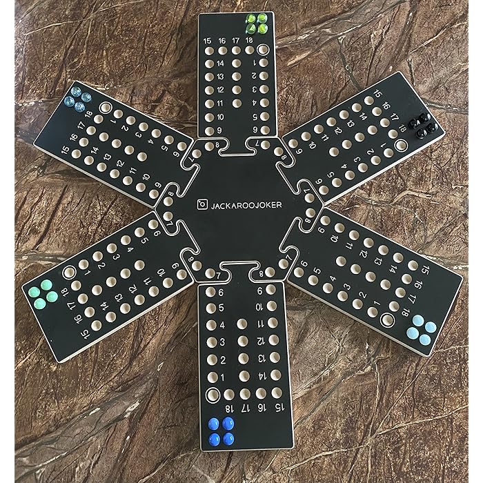 Buy JackarooJoker 10 pcs for 2,3,4 and 6 players with 2 sets of Marbles ...