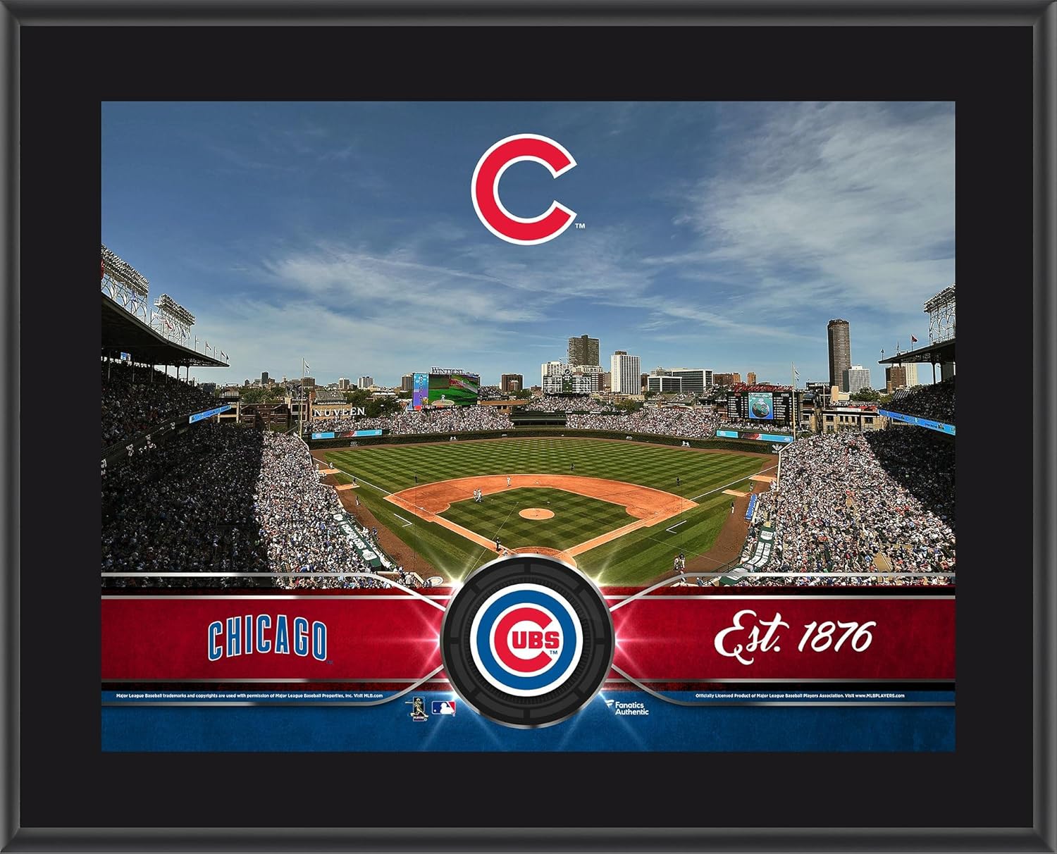 Chicago Cubs 10" x 13" Sublimated Team Stadium Plaque - MLB Team ...
