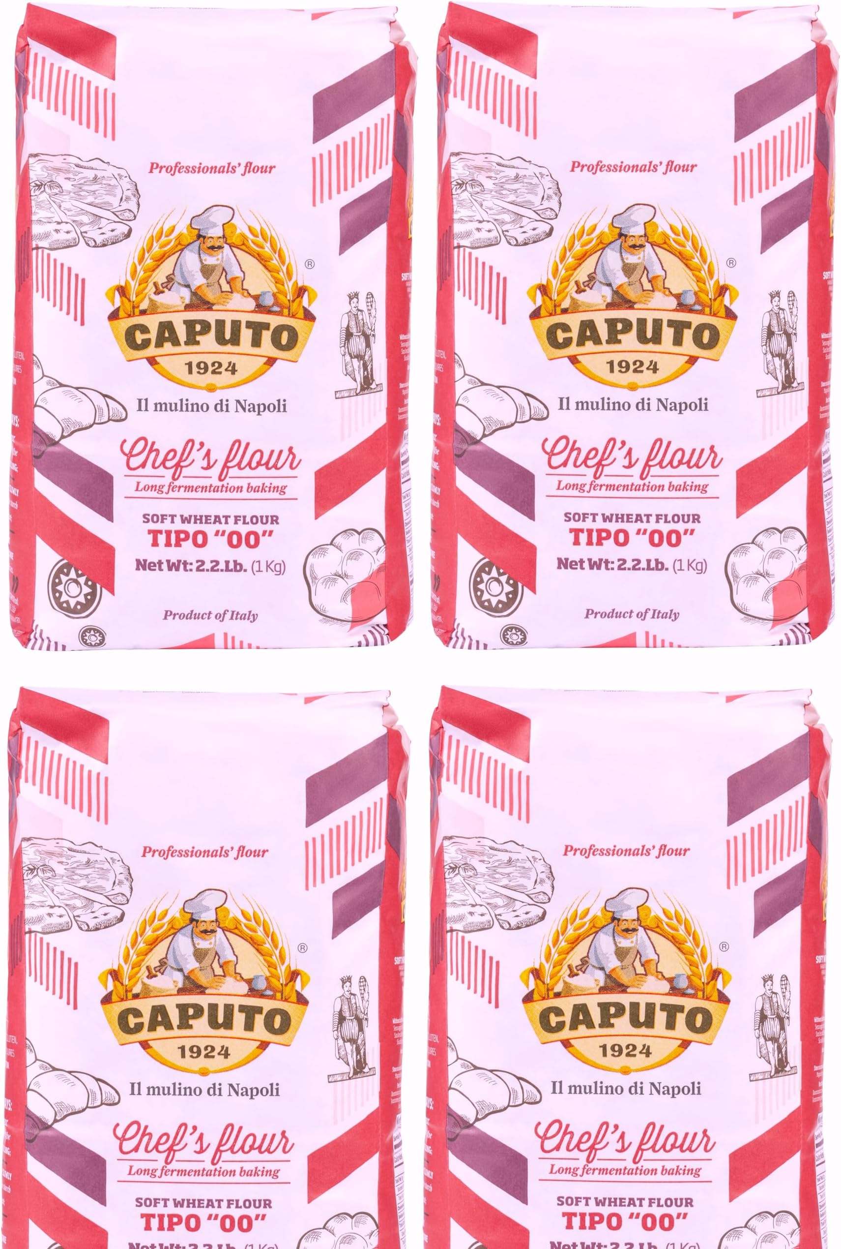 Amazon.com : Antimo Caputo Gluten Free Pizza Flour 2.2lb - All Natural ...