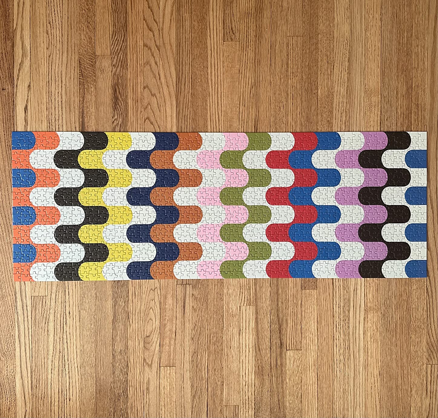 Amazon.com: Jonathan Adler Bargello 1000 Piece Panoramic Puzzle from ...