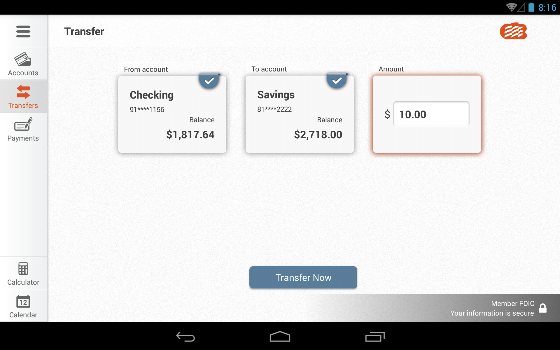 EZ Banking for Tablet - App on Amazon Appstore