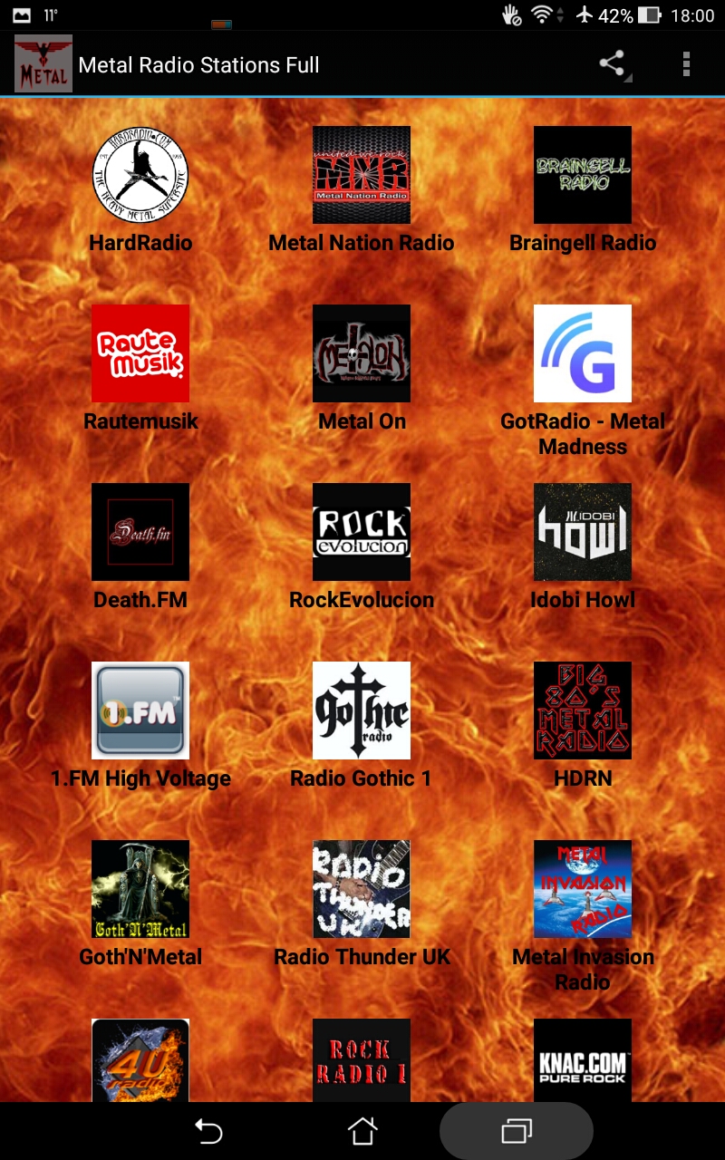 Metal Radio Stations Full - App on Amazon Appstore